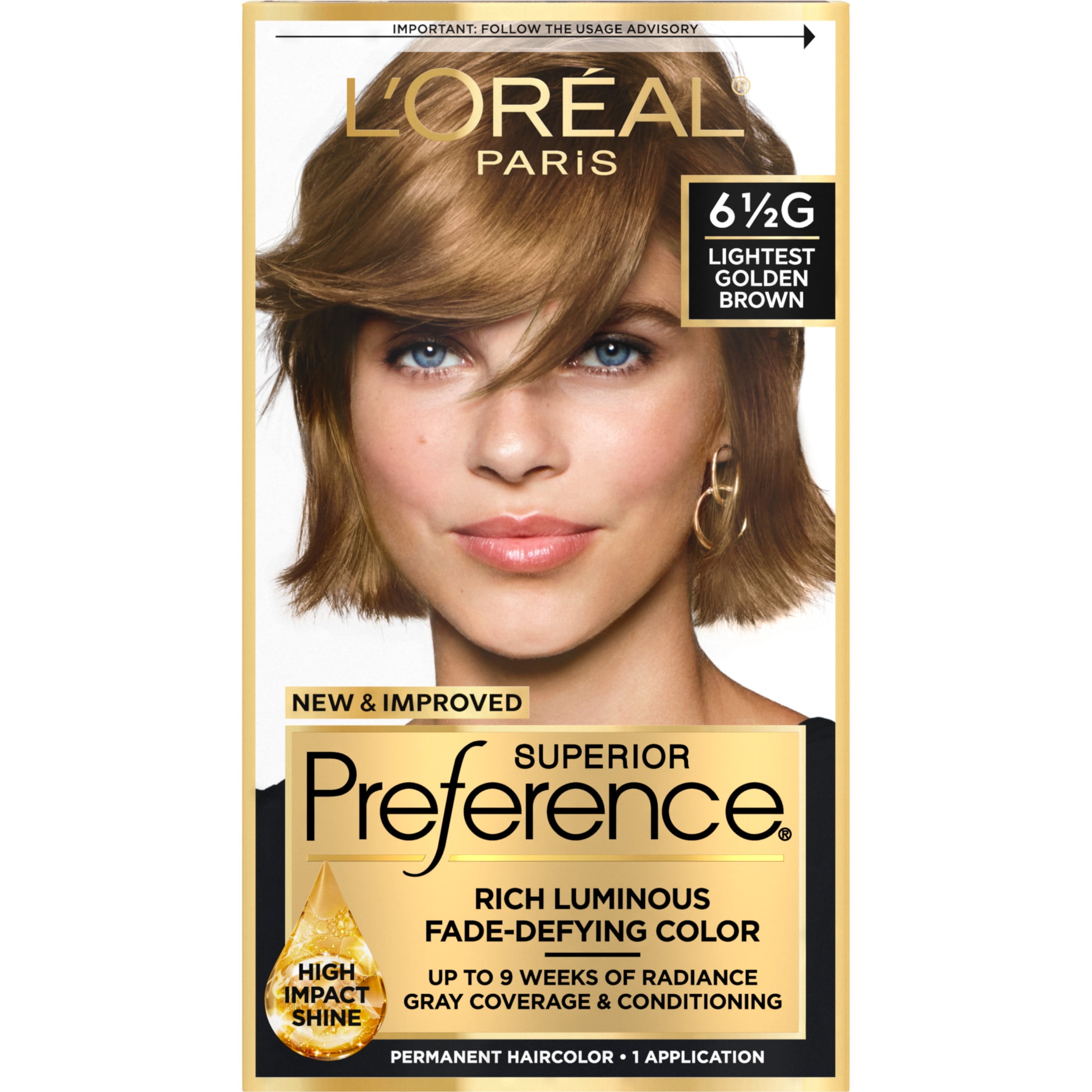 L'Oréal Paris Superior Preference Adult Permanent Hair Color, 6.5G ...