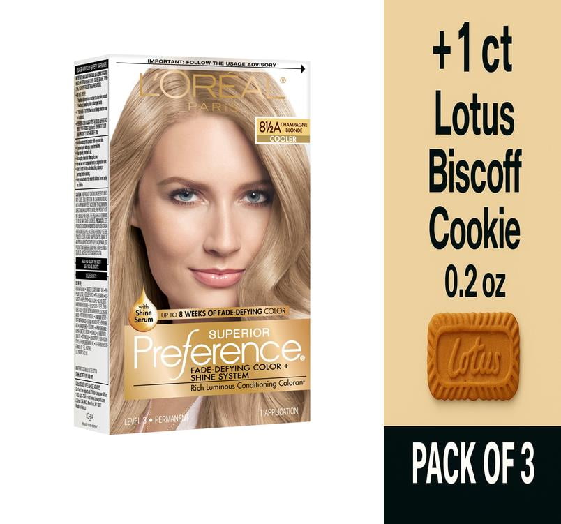L'Oréal Paris Superior Preference Permanent Hair Color, 8.5A Champagne ...