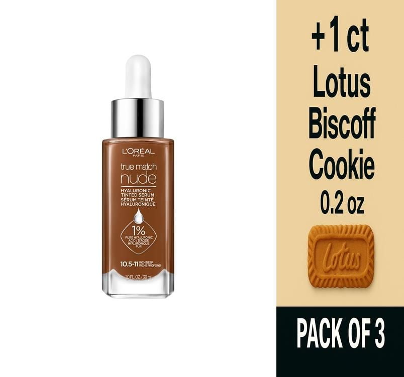 L'Oréal Paris True Match Hyaluronic Tinted Serum Foundation Makeup ...