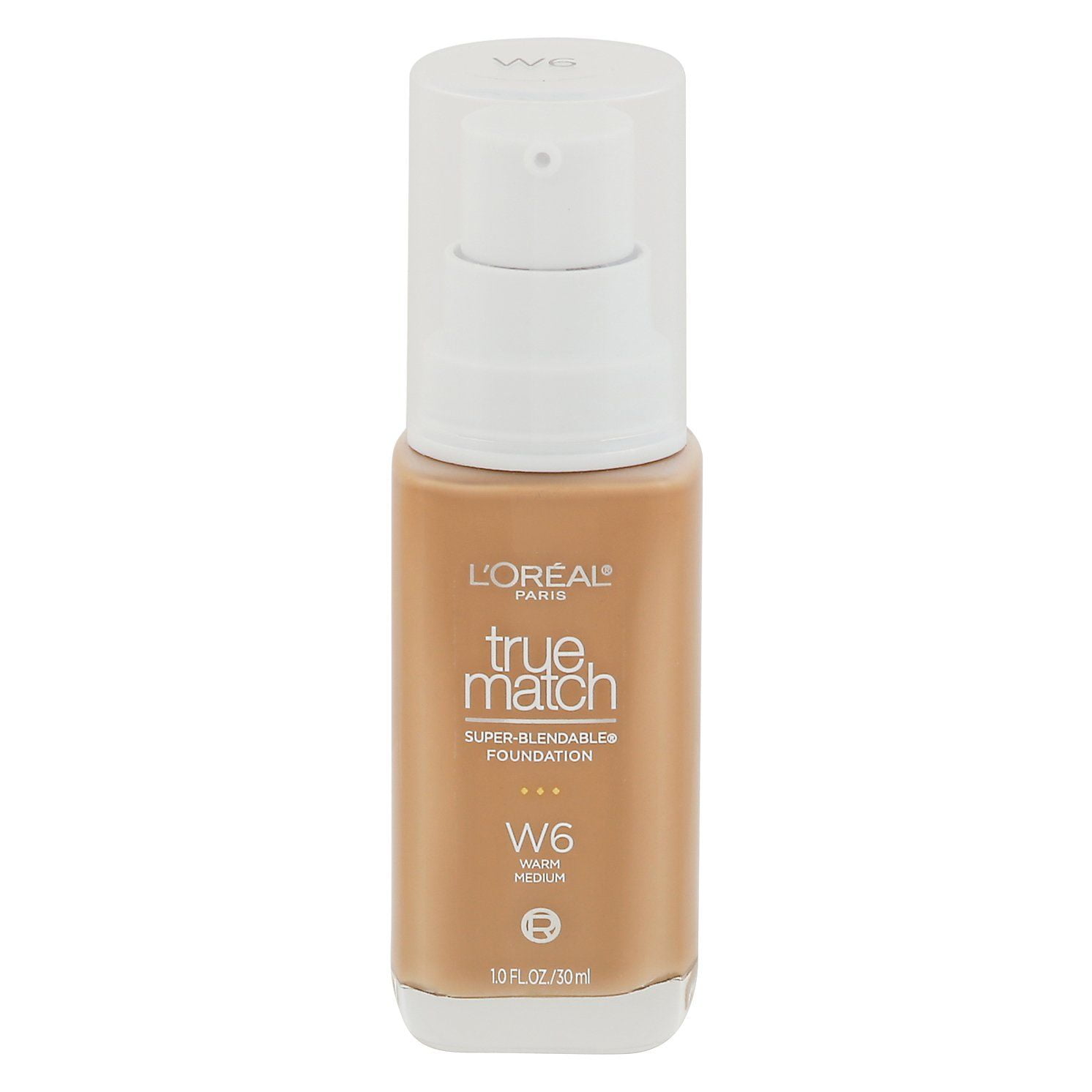 L'Oréal Paris True Match Super-Blendable Liquid Foundation - W6 Warm Medium - 1 oz Package May ...