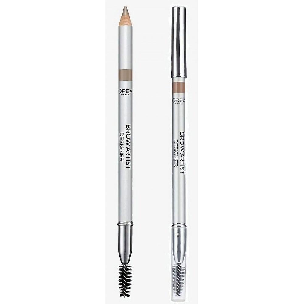 L'Oreal Brow Artist Designer Eyebrow Pencil - 301 Blonde - Walmart.com