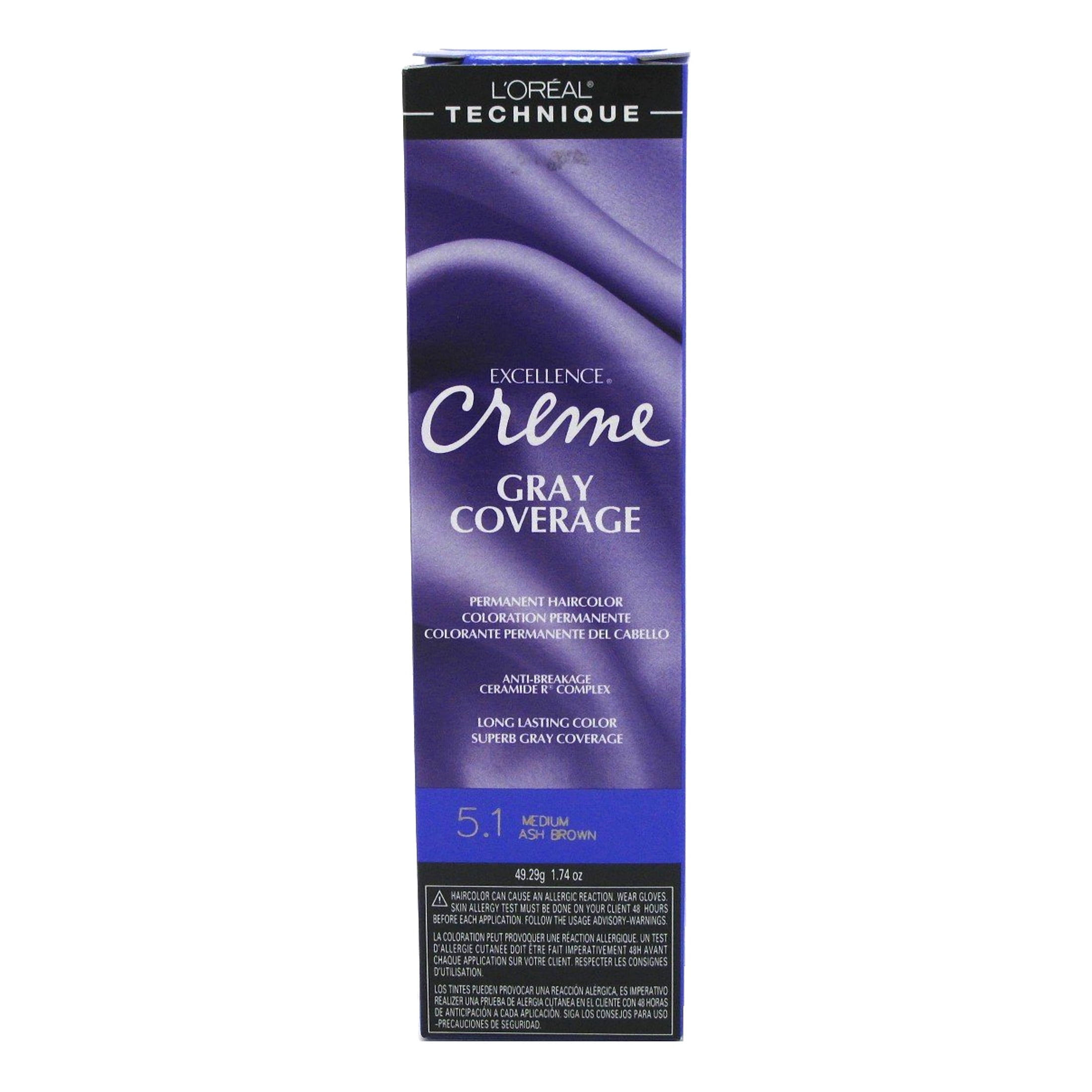 L‚ÄôOr√©al Paris, Hair Color, Medium Ash Brown #5.1, Cream - Walmart.com