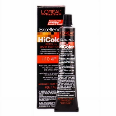 L'Oreal Excellence HiColor Deep Auburn Red, 1.74 Oz - Walmart.com