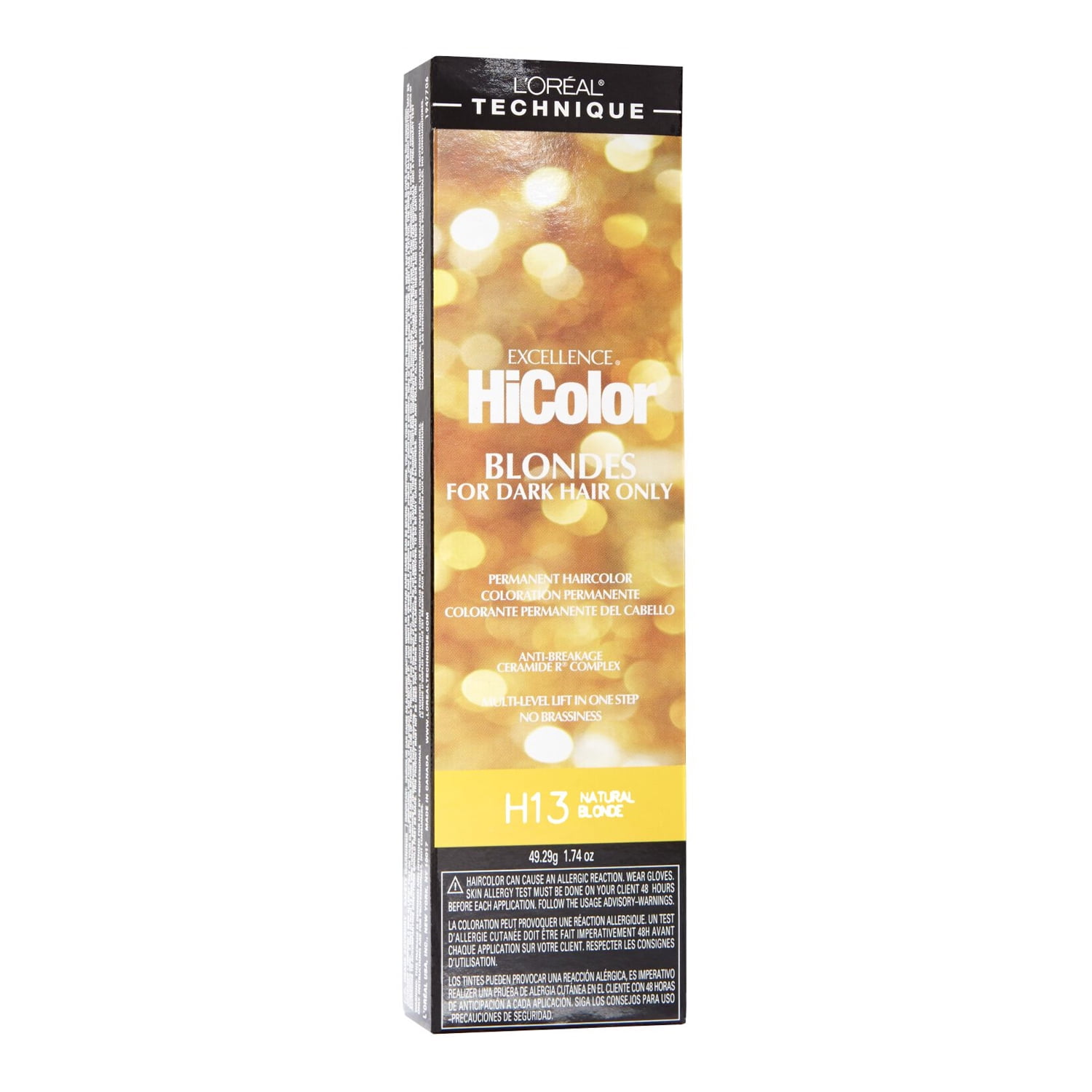 L'Oreal Excellence HiColor, Natural Blonde, H13, 1.74 oz - Walmart.com