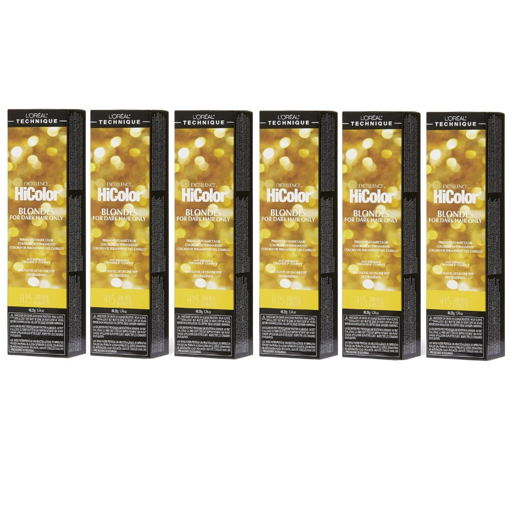 L'Oreal Excellence HiColor H15 Golden Ginger Permanent Color HC-05118 ...
