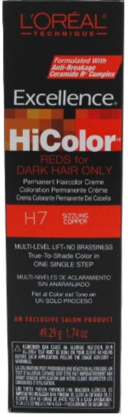 L'Oreal Excellence HiColor Sizzling Copper, 1.74 oz - Walmart.com