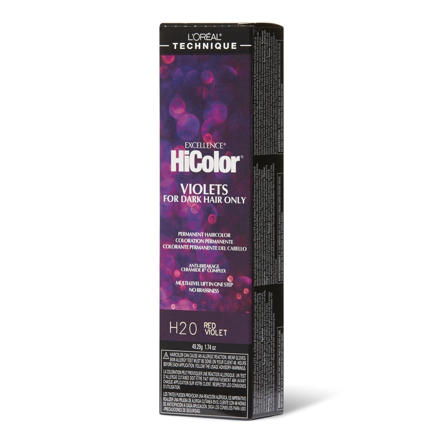 L'Oreal Excellence HiColor Violets H20 Red Violet 1.74 oz, Pack of 1, 6 ...
