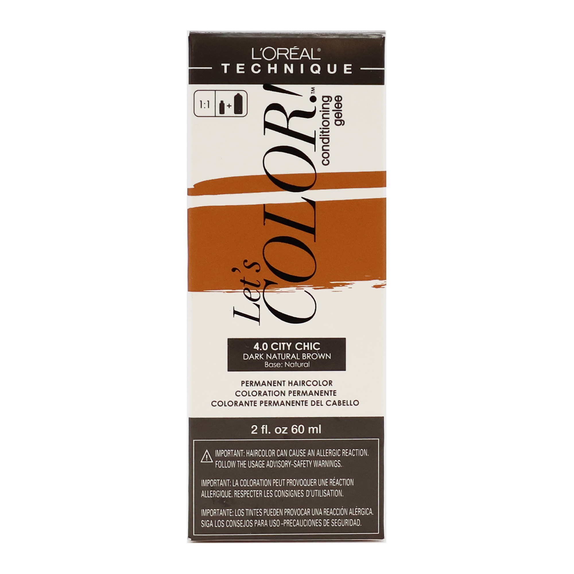 L'Oreal Lets Color 4.0 City Chic, 2 Oz. , Pack of 12 - Walmart.com