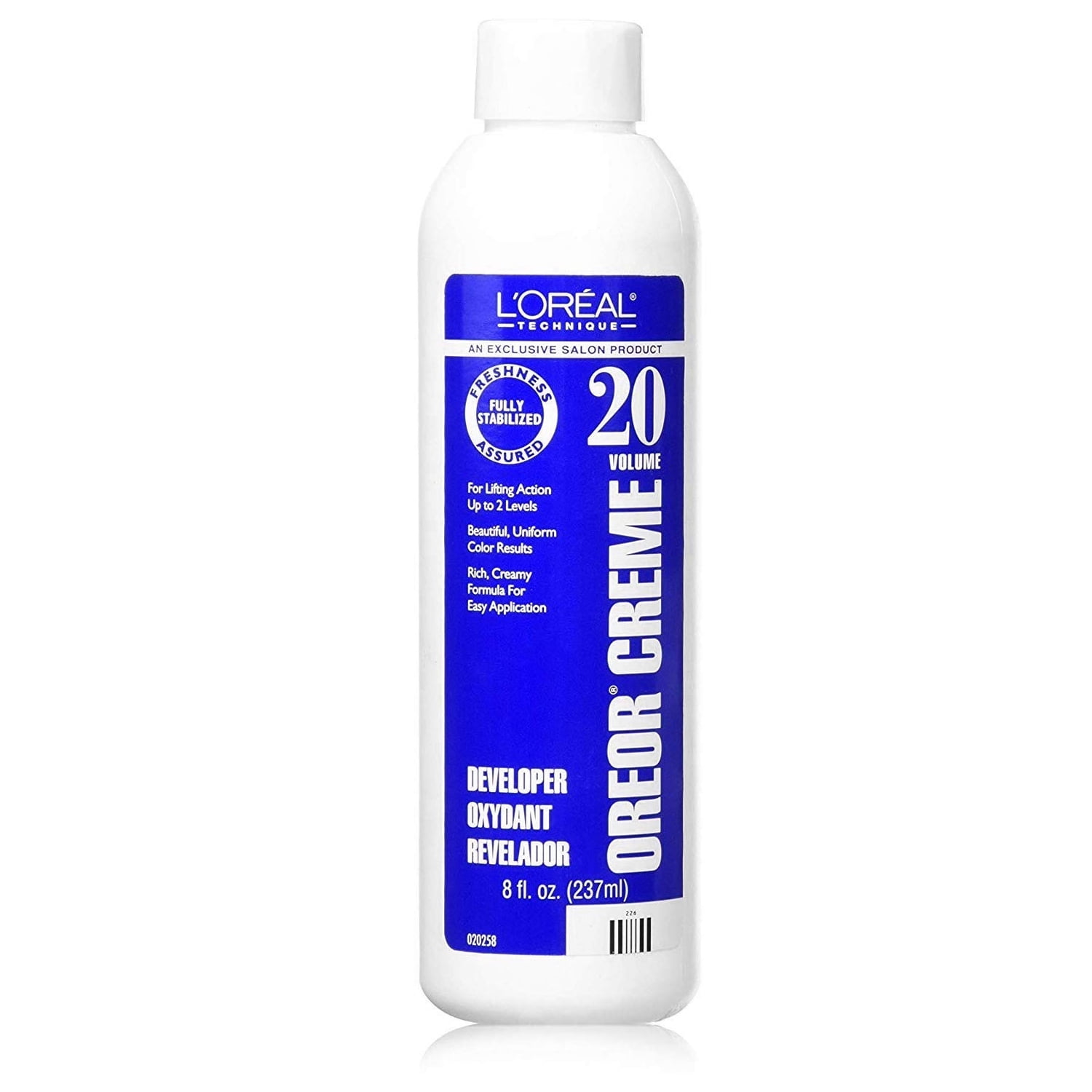 L'Oreal Oreor Creme 20 Vol Developer, 8 Oz.,Pack of 2 - Walmart.com