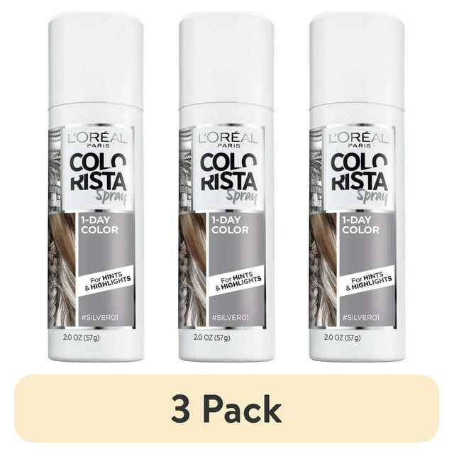 (3 pack) L'Oreal Paris Colorista Spray, Aerosol, Temporary Hair Color ...