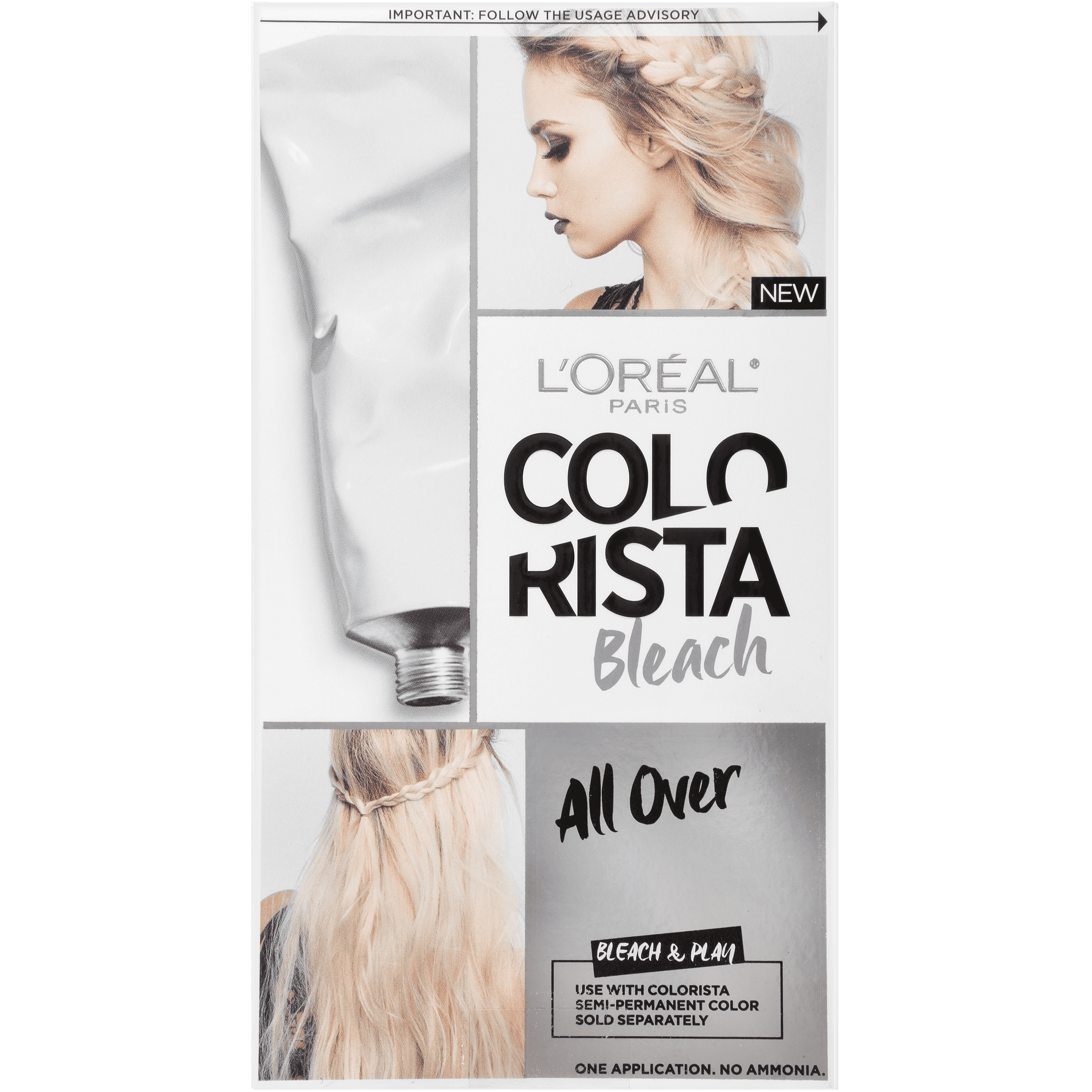 L'Oreal Paris Colorista All Over Bleach Hair Lightening System Kit with ...