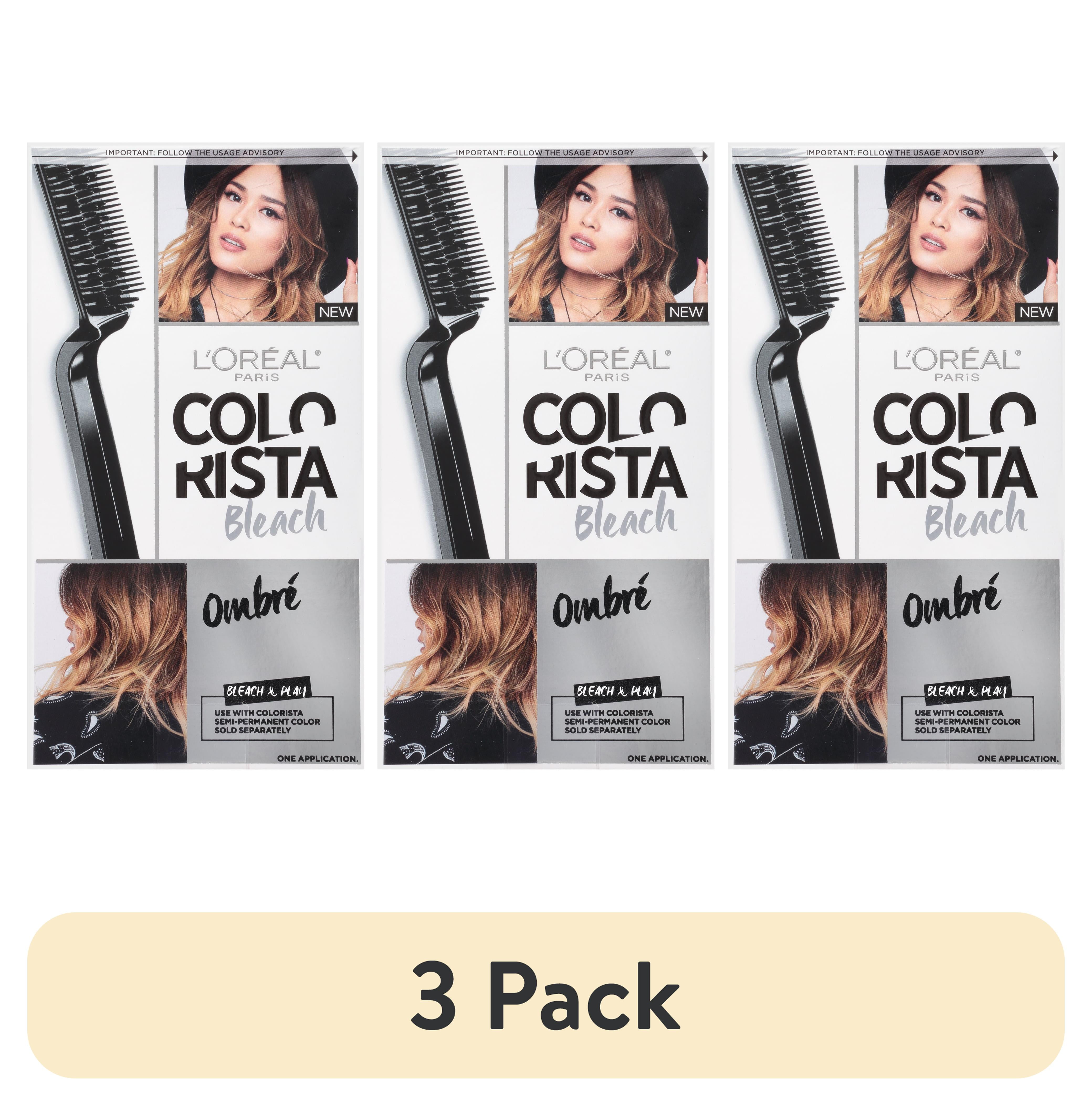 (3 pack) L'Oreal Paris Colorista Ombre Bleach, Vegan Formula Hair ...