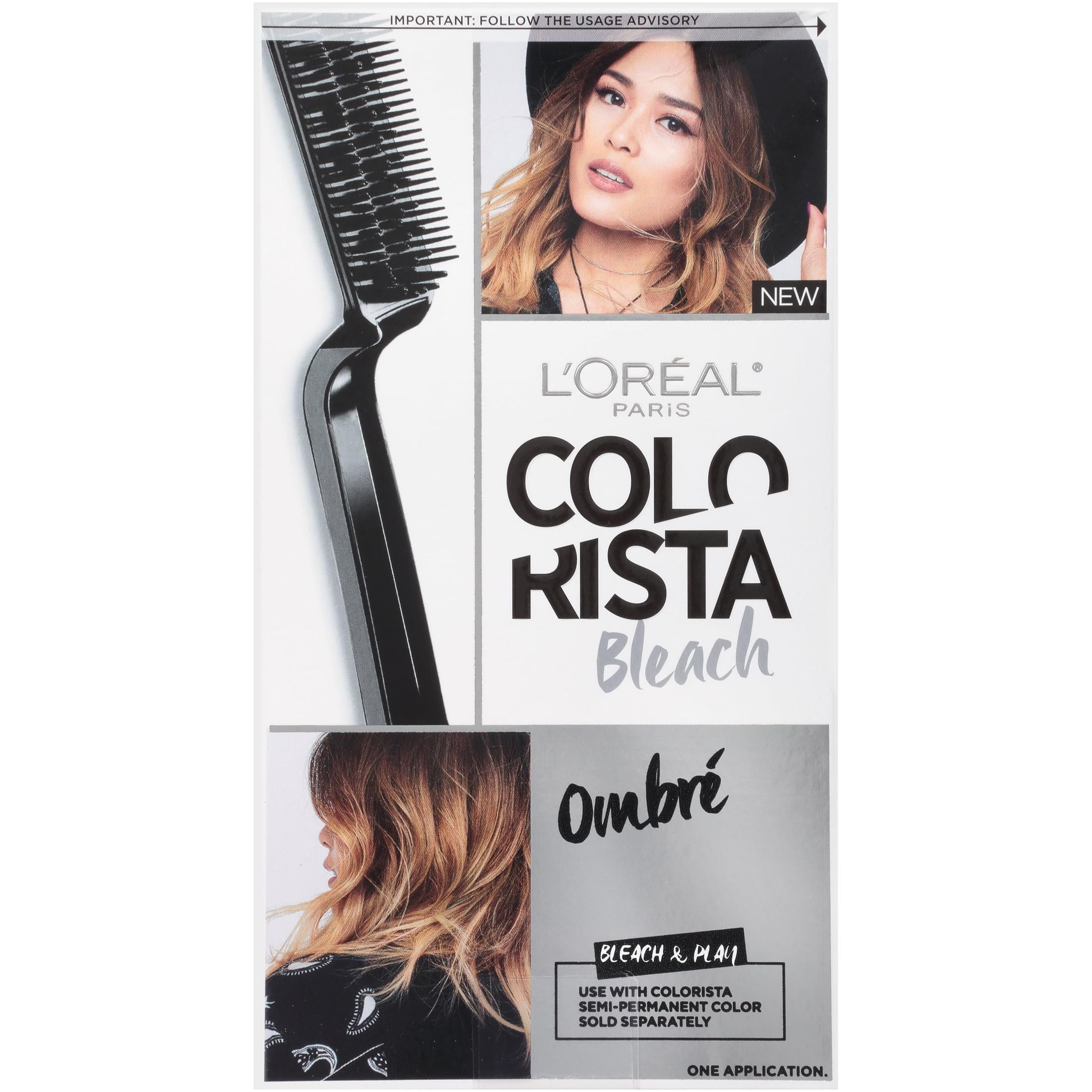 L'Oreal Paris Colorista Bleach Semi Permanent Ombre Hair Highlighting ...