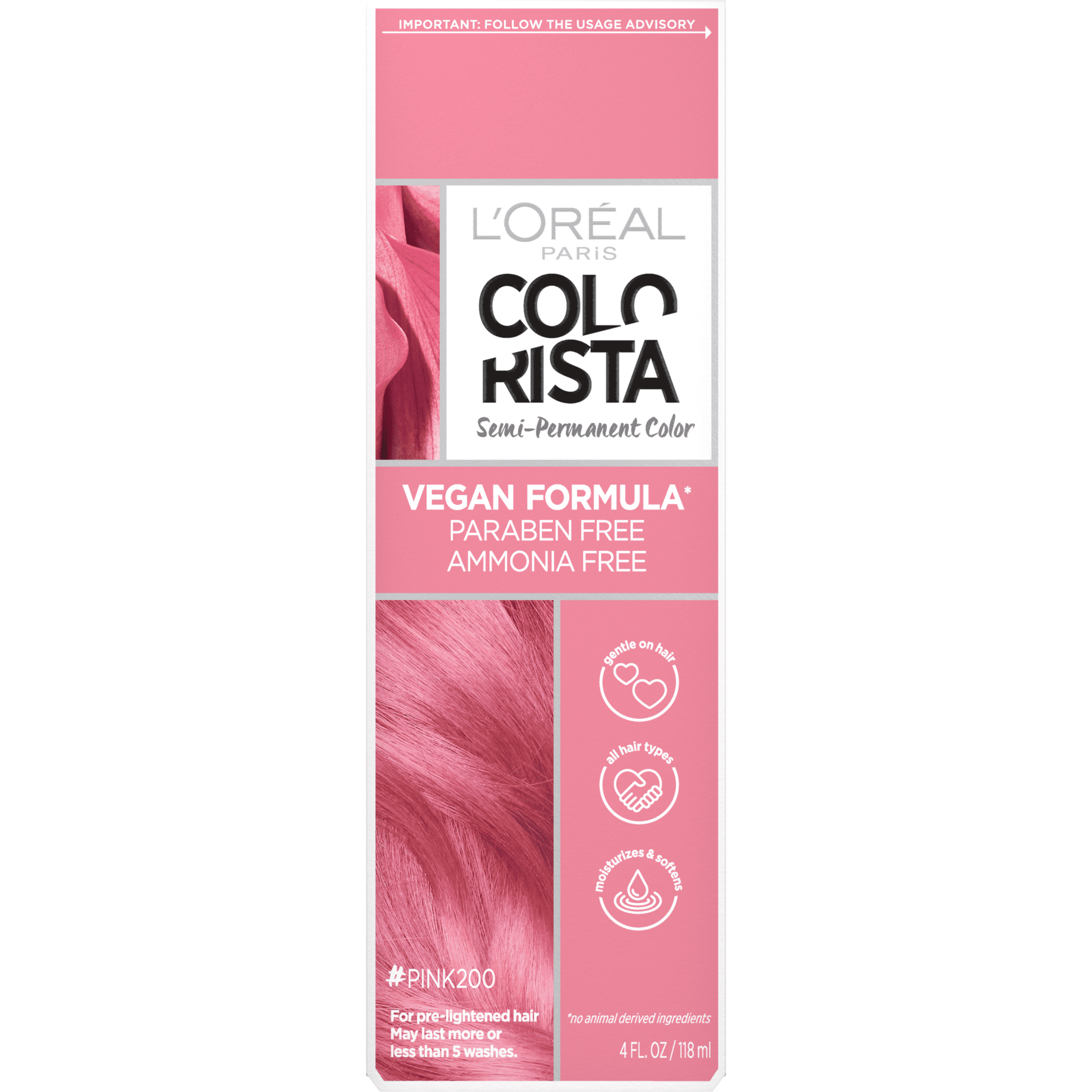 L'Oreal Paris Colorista Semi Permanent Hair Color, Light Bleached ...