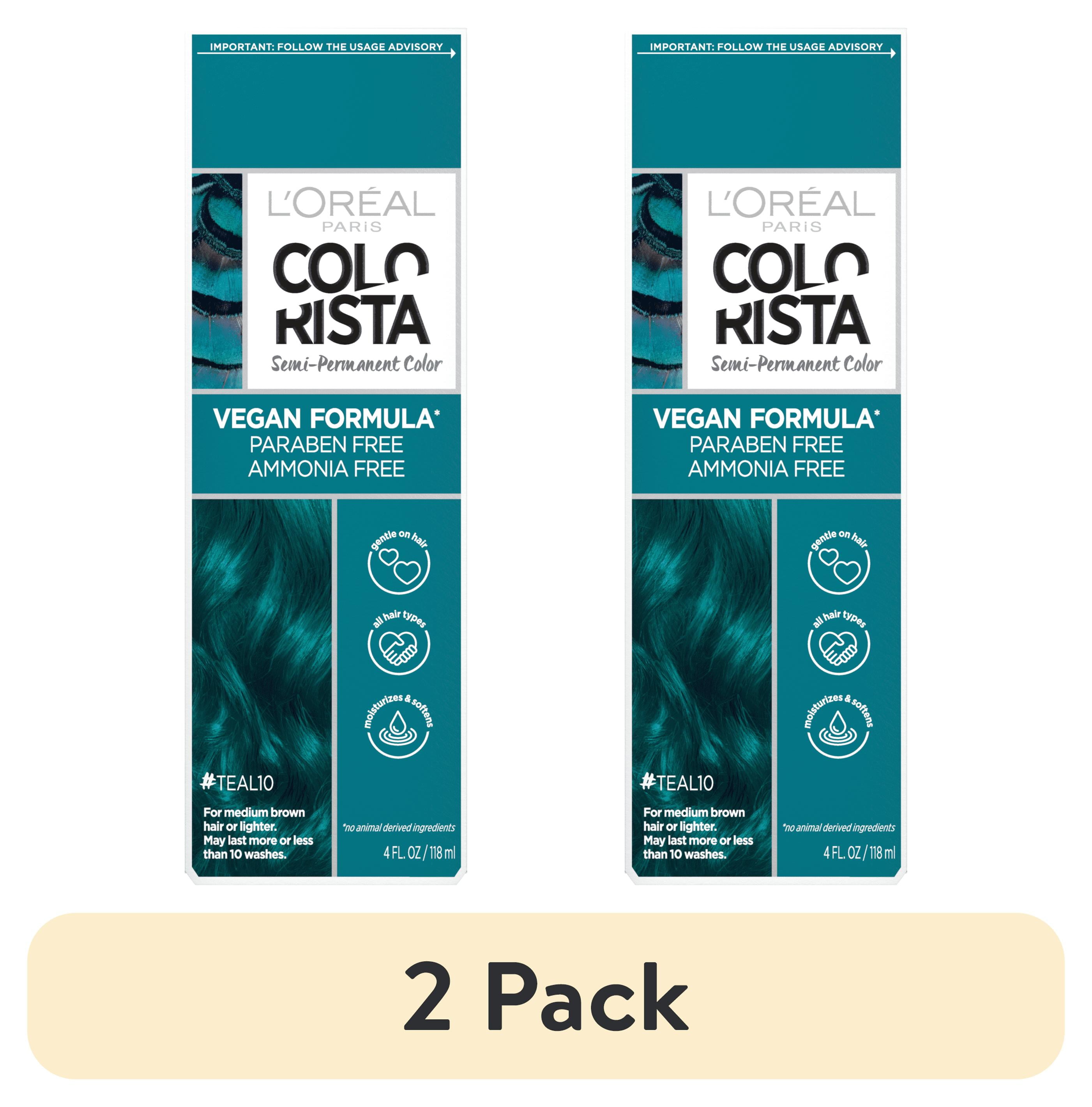 (2 pack) L'Oreal Paris Colorista Semi-Permanent Hair Color for ...