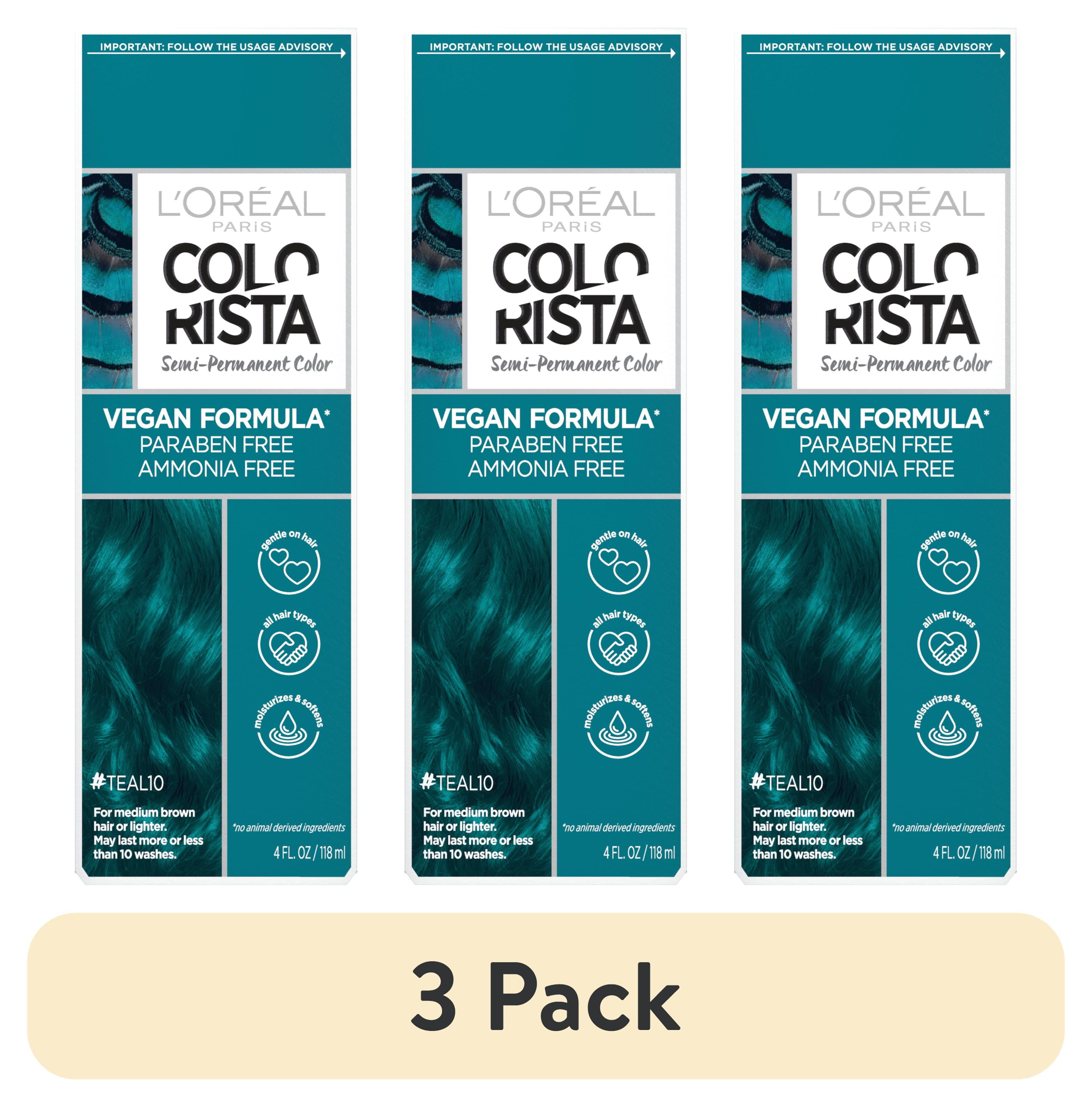 (3 pack) L'Oreal Paris Colorista Semi-Permanent Hair Color for ...