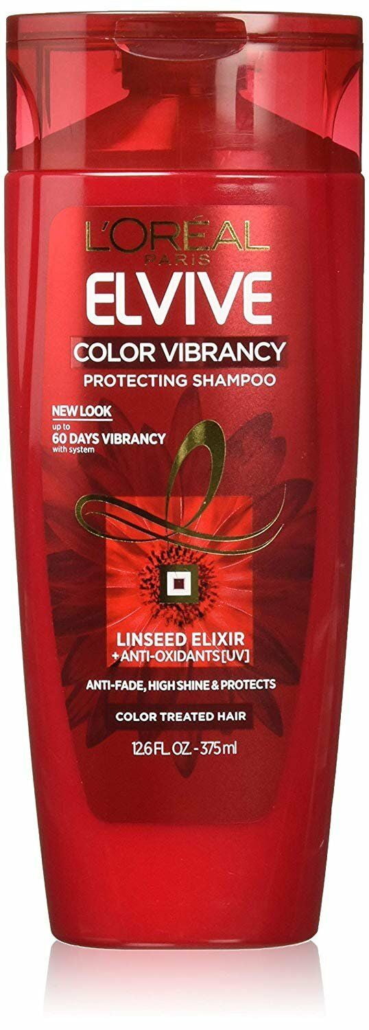 L'Oreal Paris Elvive Color Vibrancy Protecting Shampoo, 12.6 fl oz (2 ...