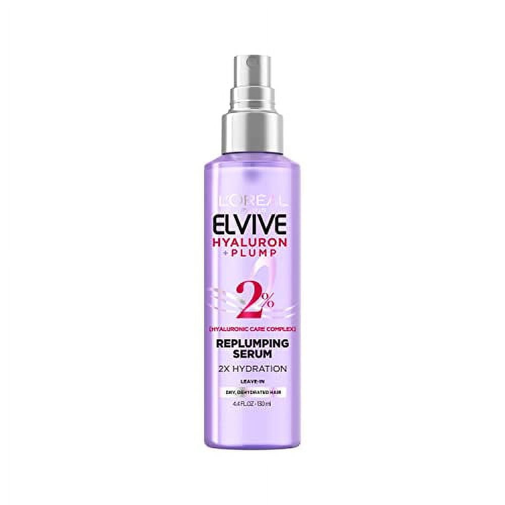 L'Oreal Paris Elvive Hyaluron Plump Hair Serum, Hyaluronic Acid for Dry ...