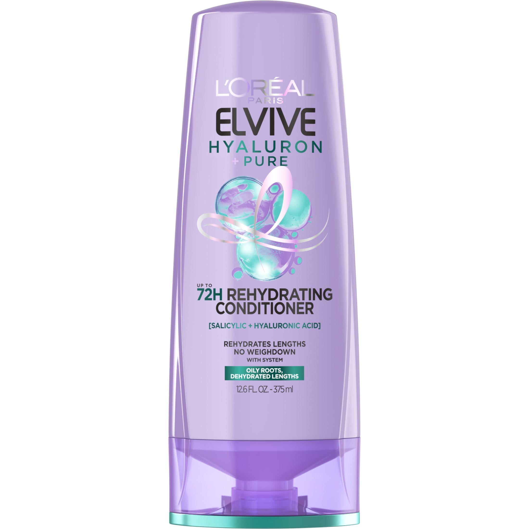 L'Oreal Paris Elvive Rehydrating Conditioner with Hyaluronic Acid, 13.5 ...
