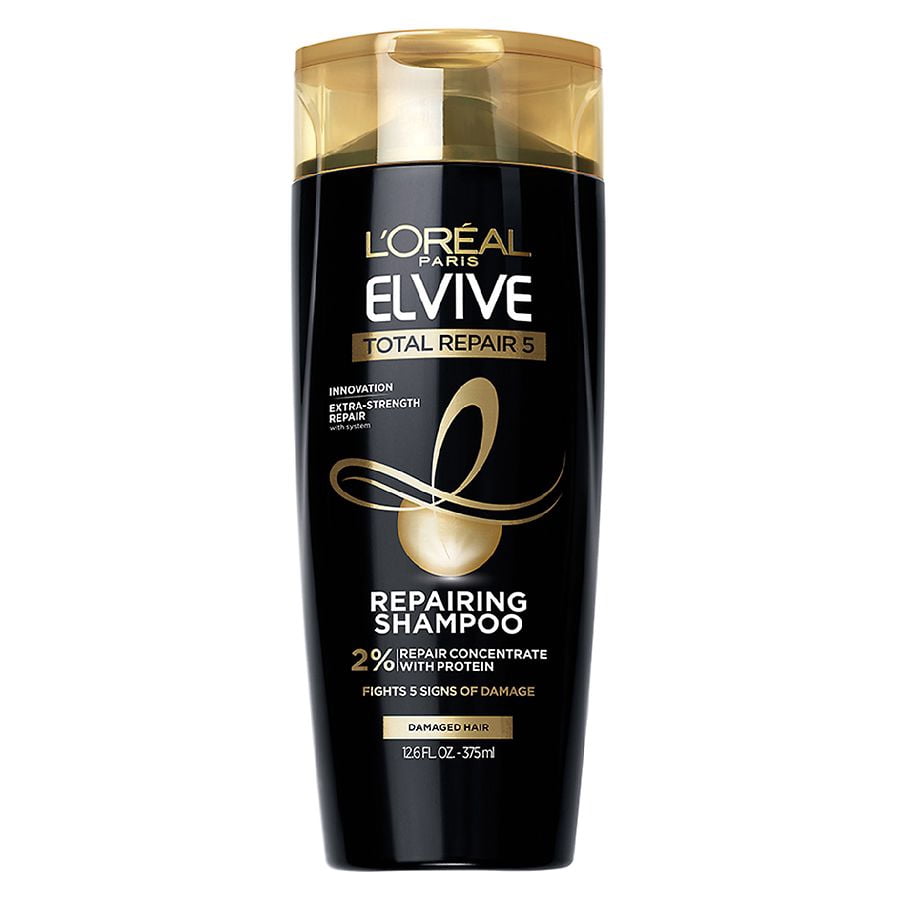L'Oreal Paris Elvive Total Repair 5 Repairing Shampoo for Damaged Hair ...