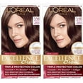 L'Oreal Paris Excellence Creme 5AR Medium Maple Brown Permanent Hair ...