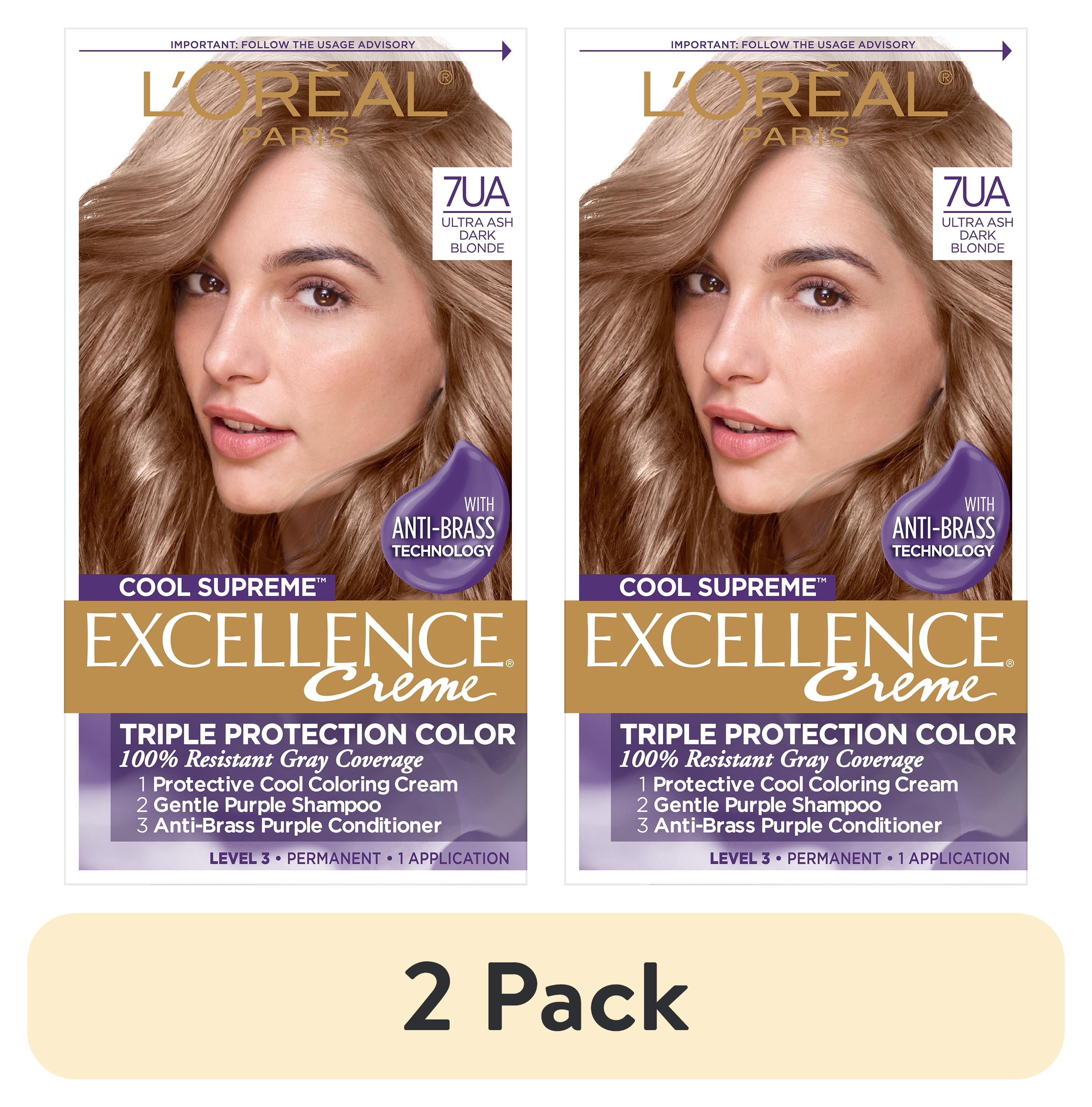(2 pack) L'Oreal Paris Excellence Cool Supreme Permanent Hair Color ...
