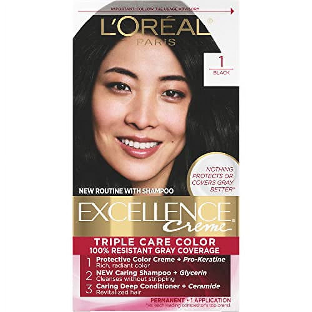 Loreal Paris Excellence Creme Permanent Triple Care Hair Color 1