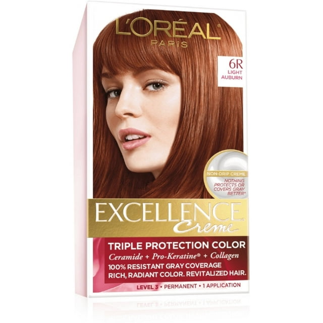 L'Oreal Paris Excellence Creme Triple Protection Hair Color, Light ...