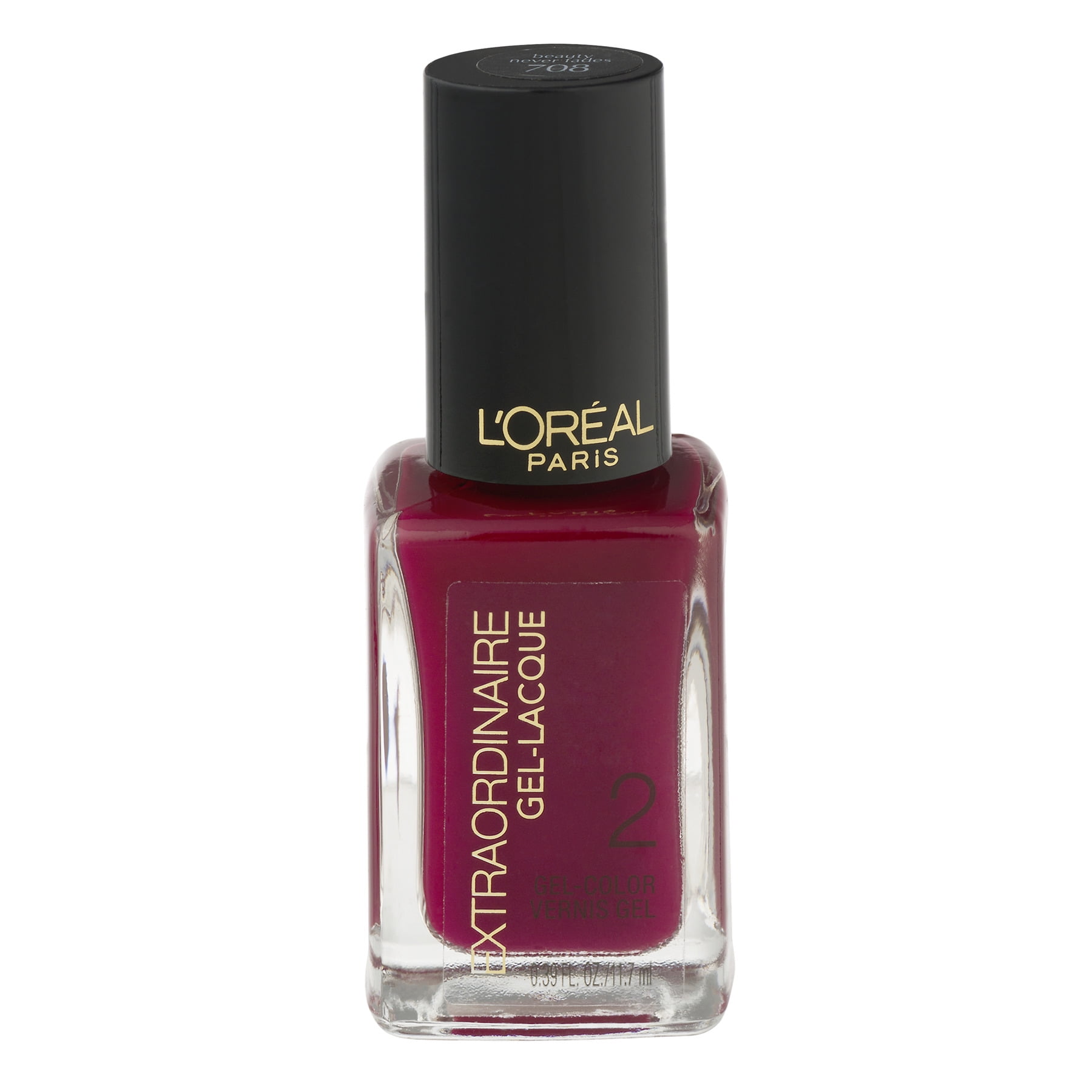L'Oreal Paris Extraordinaire Gel Lacque, 708 Beauty Never Fades, 0.39 ...