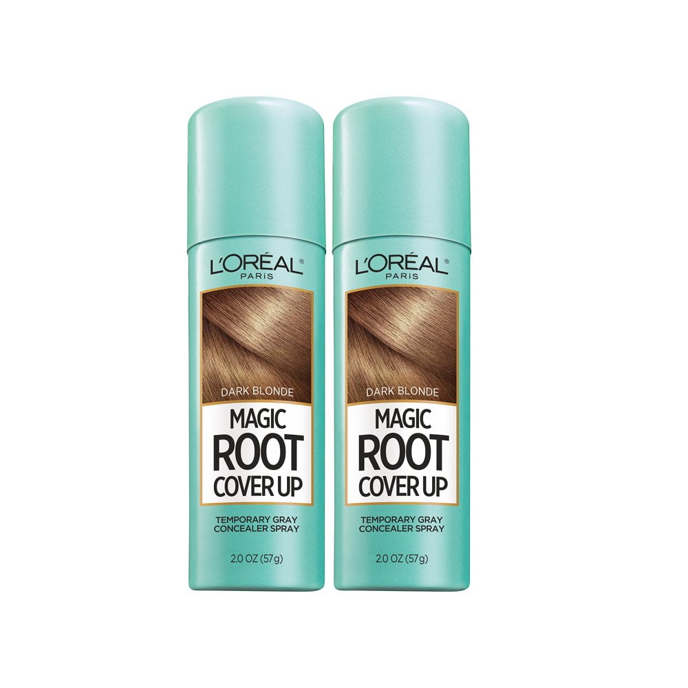 L'Oreal Paris Hair Color Root Cover Up Spray, Magic Root Touch-up, Dark ...