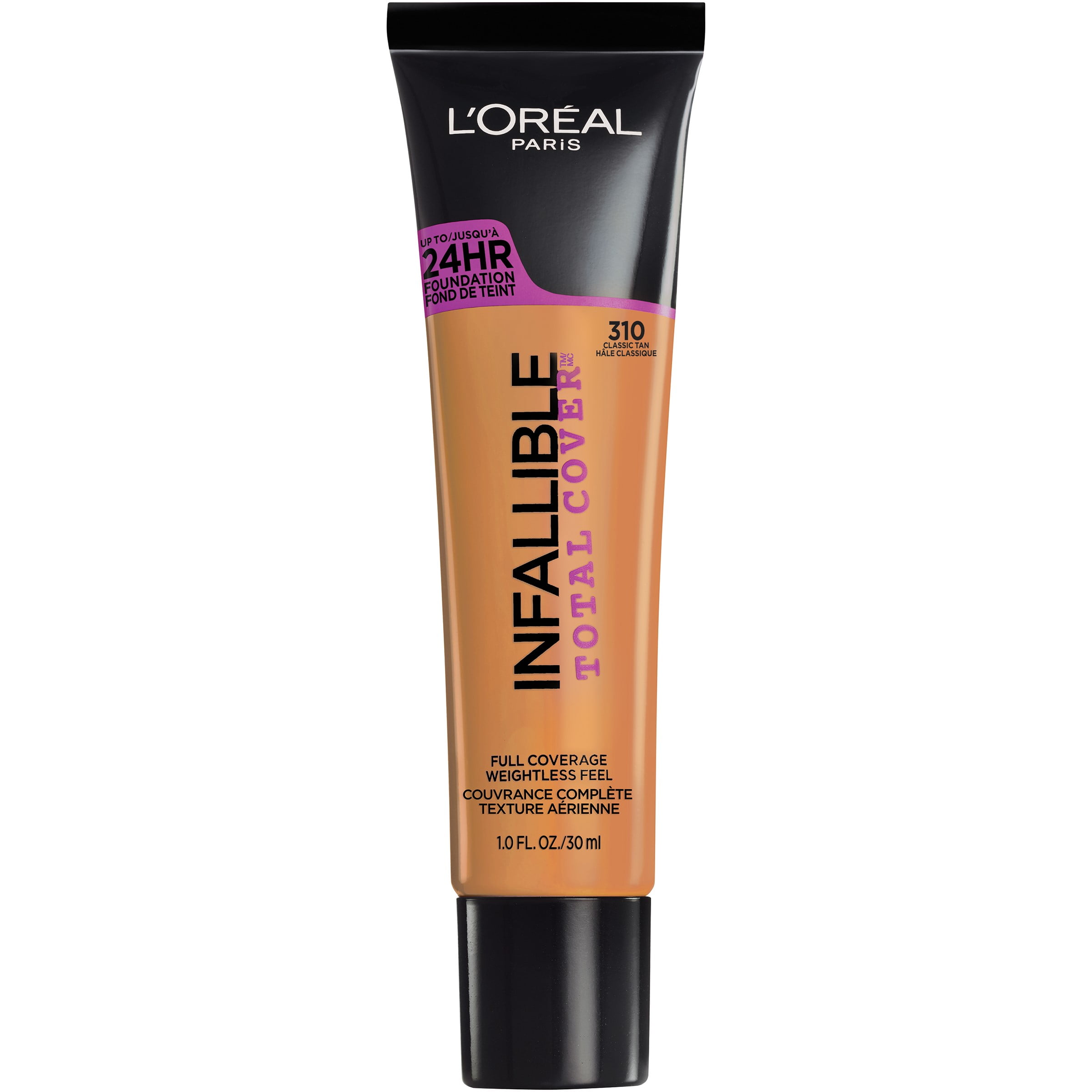 L'Oreal Paris Infallible Total Cover Liquid Foundation, Classic Tan ...