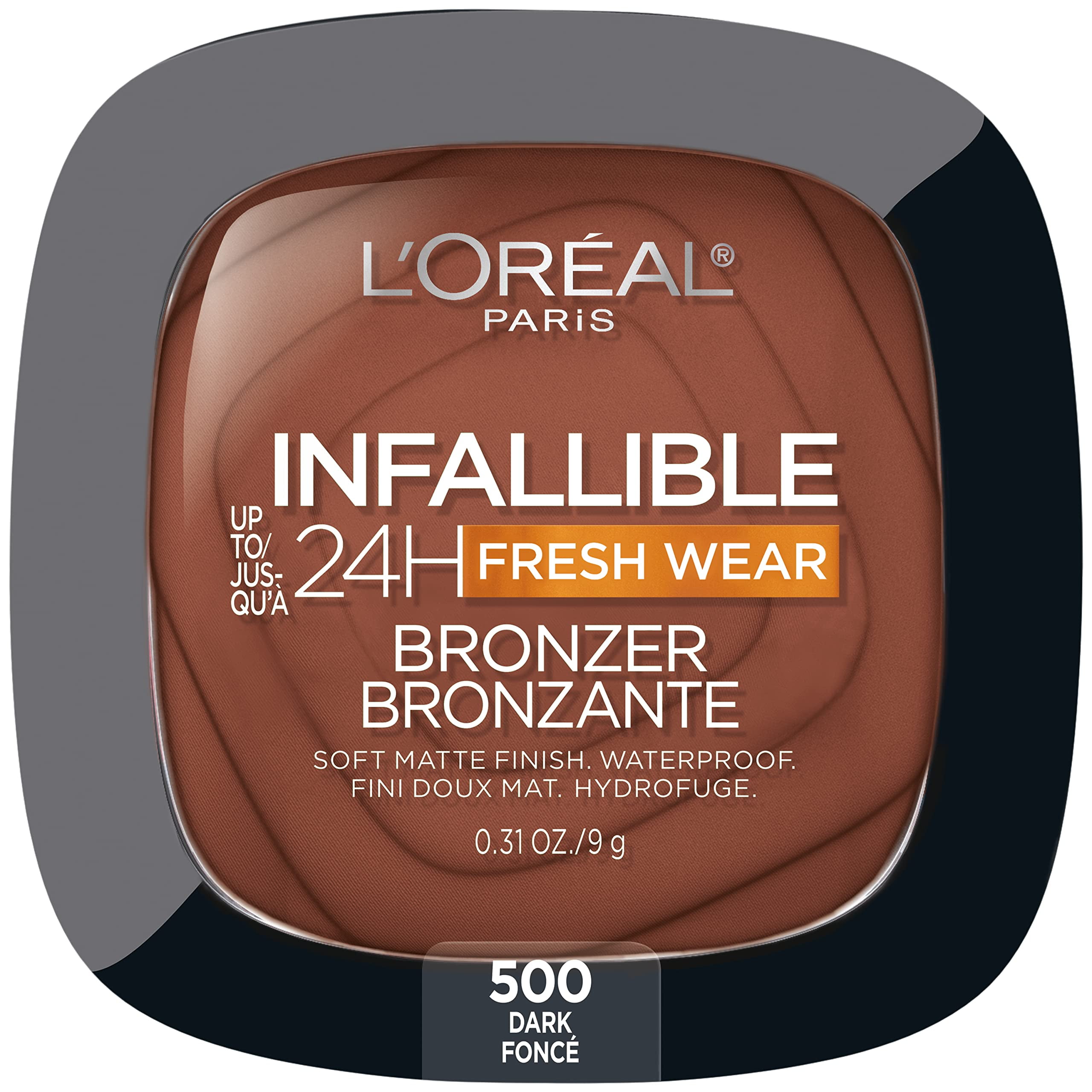 L'Oreal Paris Infallible Up to 24H Fresh Wear Soft Matte Longwear Bronzer. Waterproof, heatproof ...