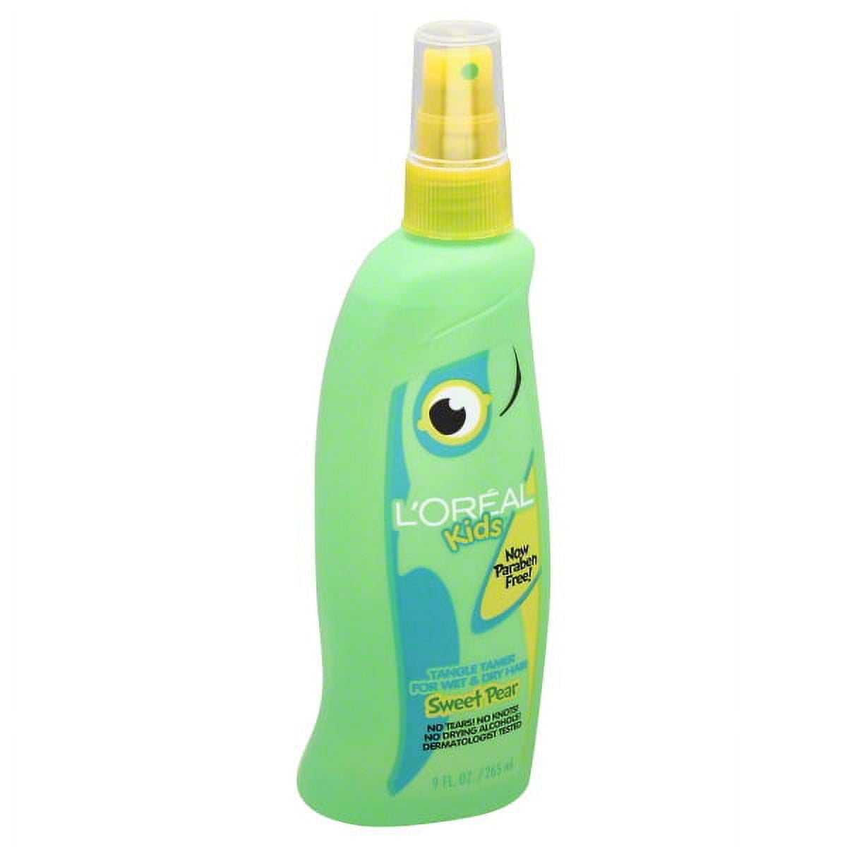 L'Oreal Paris Kids Pear Tangle Tamer Detangler Spray, 9 fl oz for ...