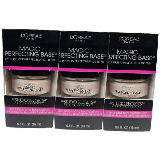 L'Oreal Paris Magic Perfecting Base Face Primer, Silky 0.5oz Formula ...