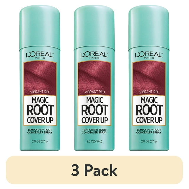 (3 pack) L'Oreal Paris Magic Root Cover Up, Temporary Gray Concealer ...
