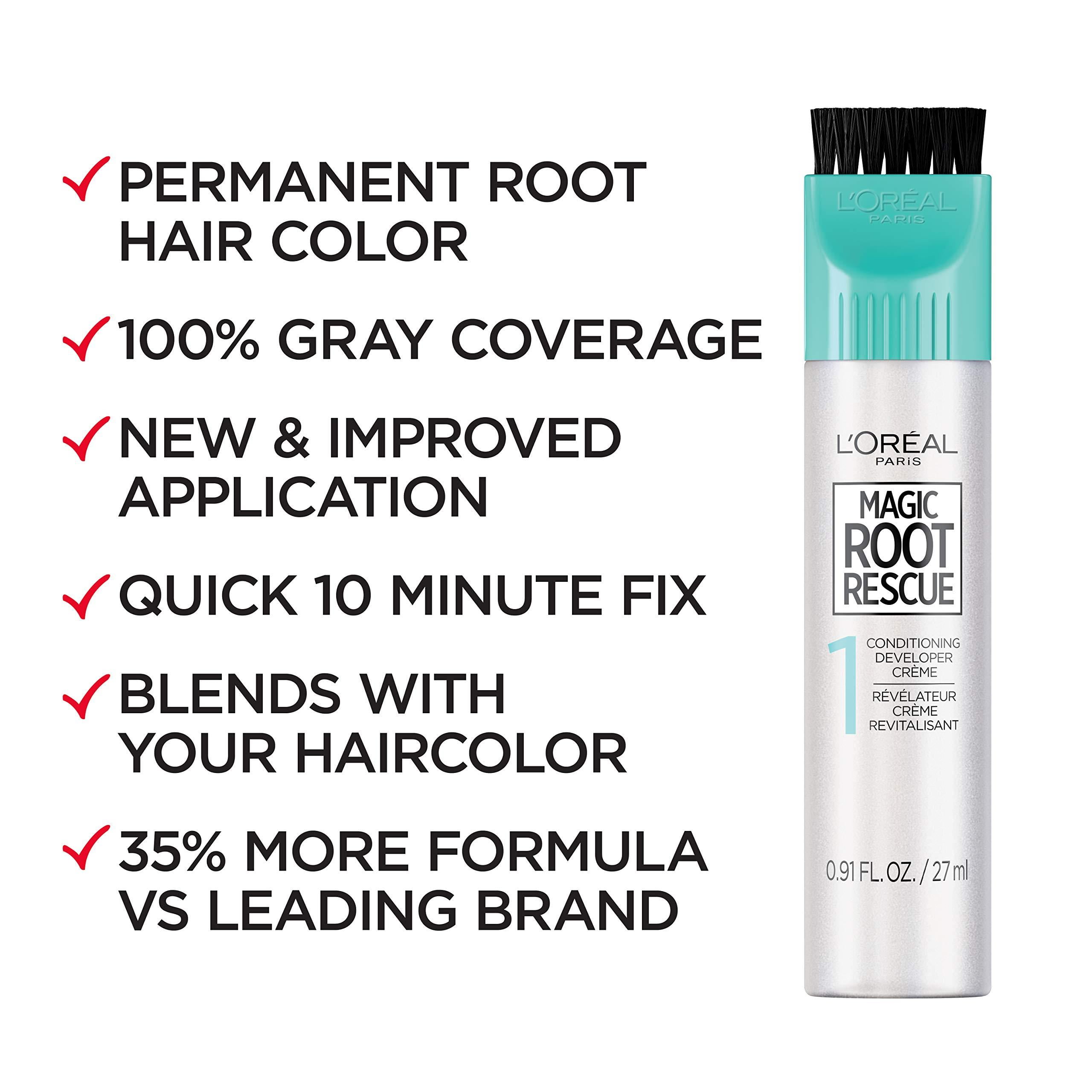 L'Oreal Paris Magic Root Rescue Hair Coloring Kit, 10 Minute Permanent ...