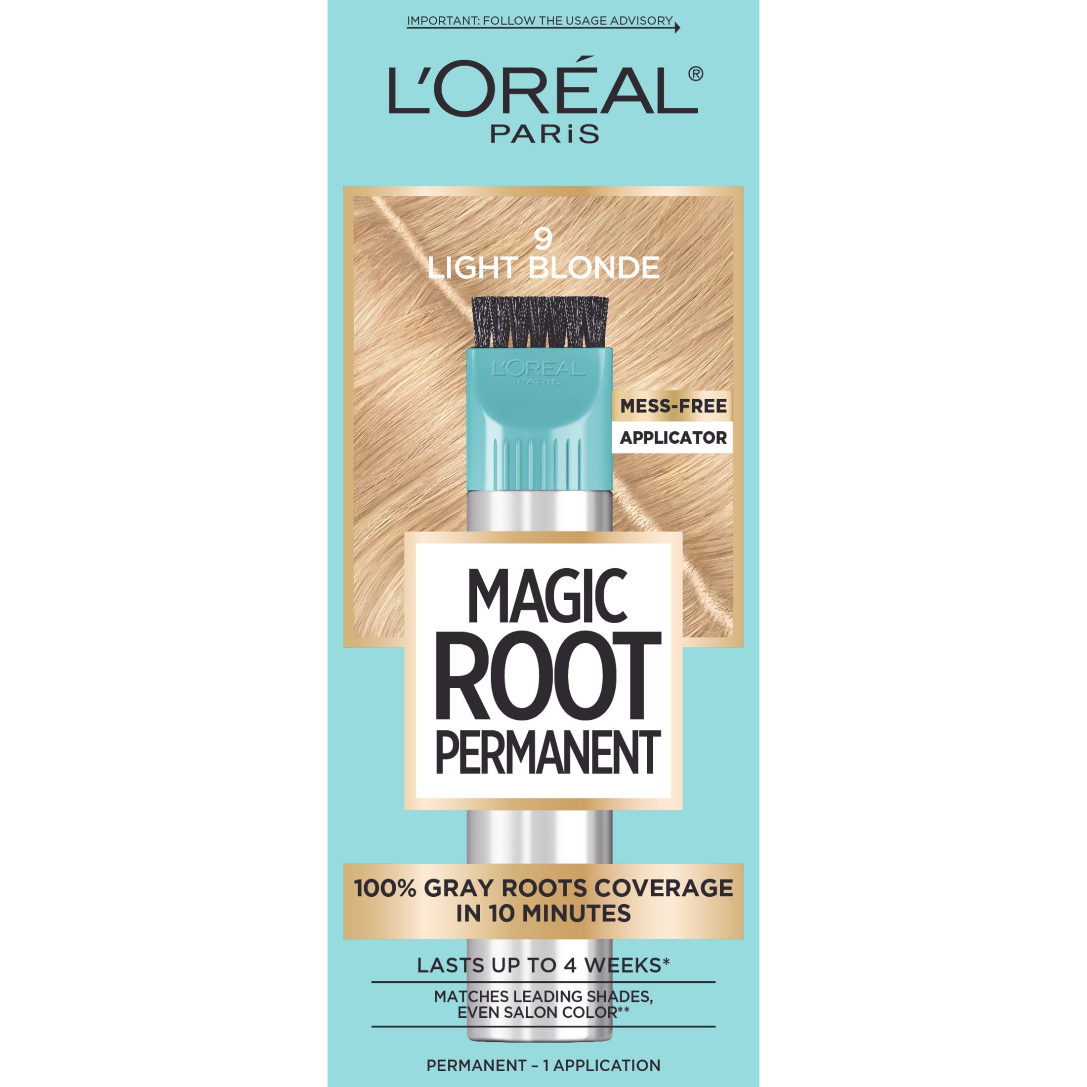 L'Oreal Paris Magic Root Rescue Light Blonde Hair Root Color Kit for ...