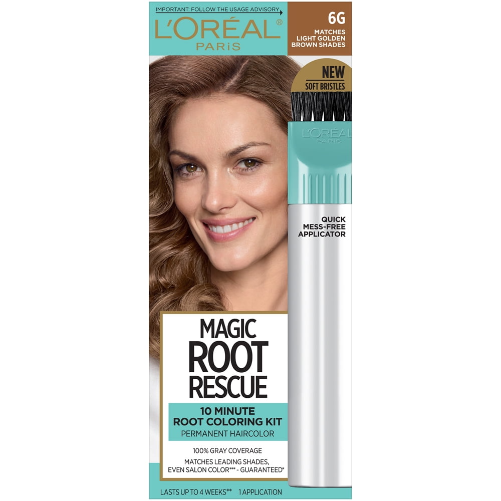L'Oreal Paris Magic Root Rescue 10 Minute Hair Coloring Kit, Light ...