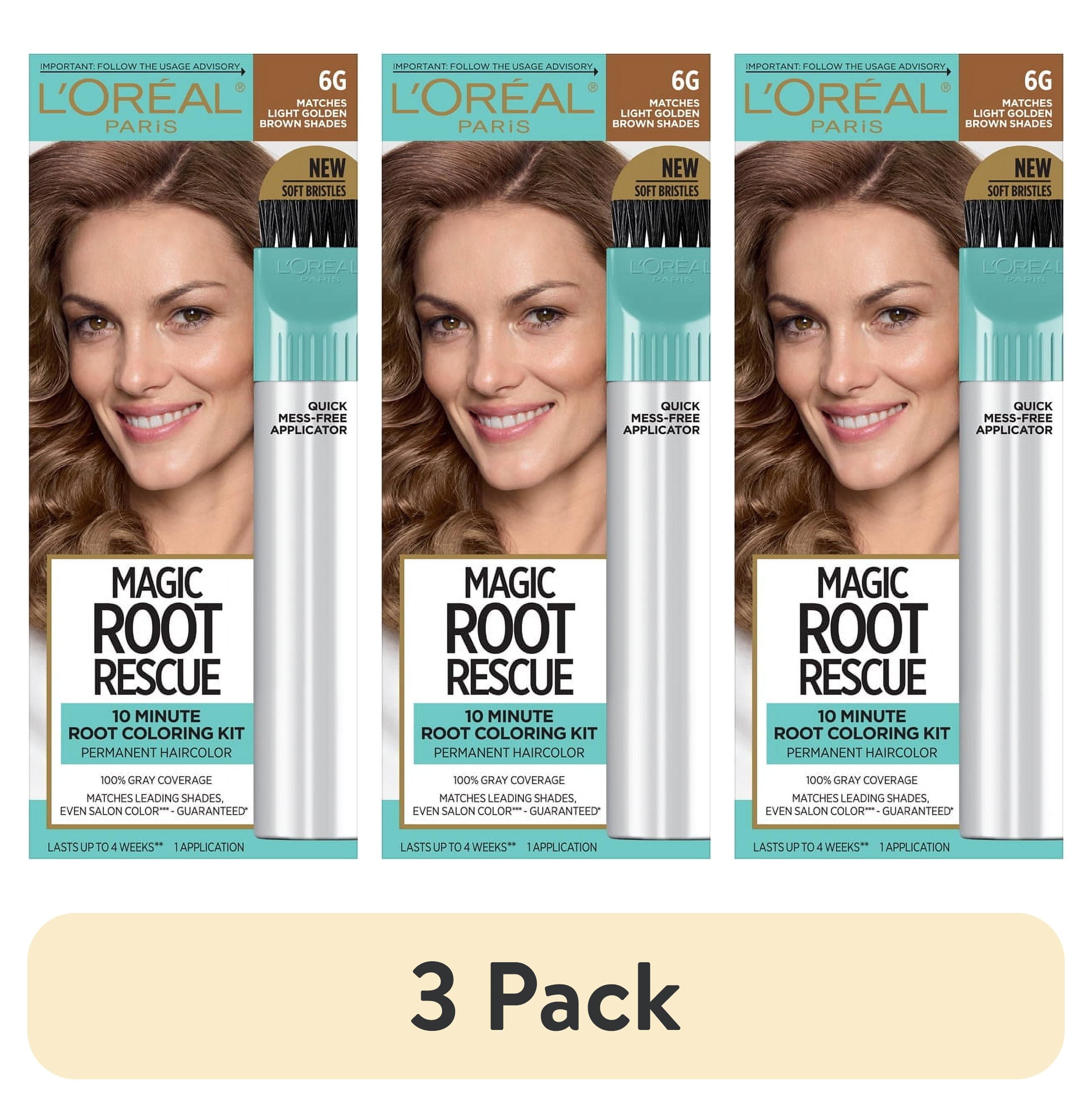 (3 pack) L'Oreal Paris Magic Root Rescue 10 Minute Root Hair Coloring ...