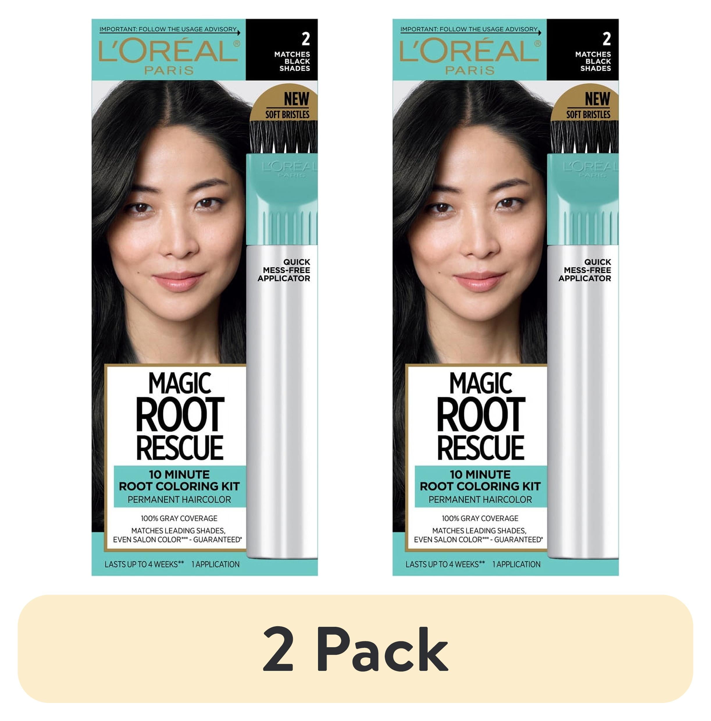 (2 pack) L'Oreal Paris Magic Root Rescue 10 Minute Root Hair Coloring ...