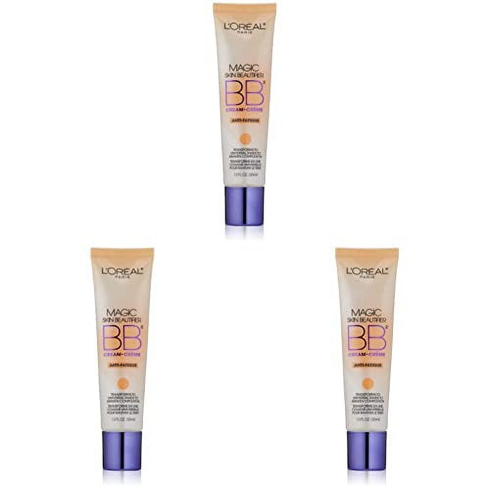 L'Oreal Paris Magic Skin Beautifier BB Cream, 1 Ounce (Pack of 3 ...
