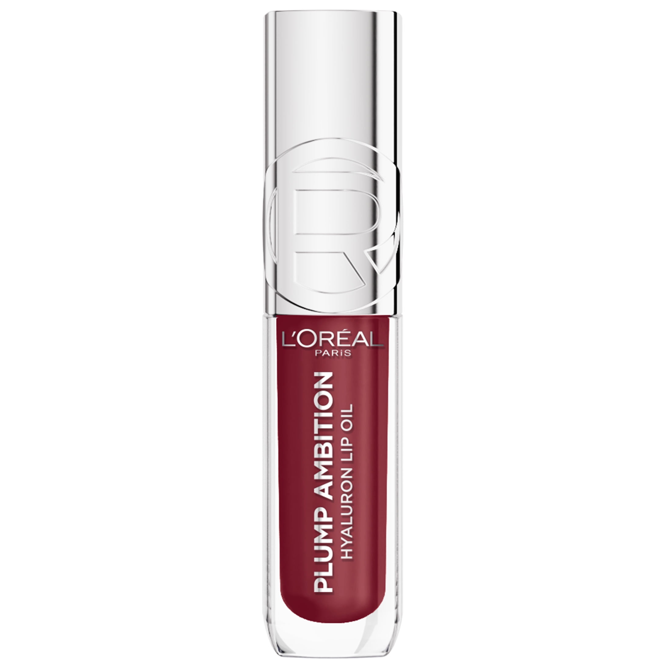 L'Oreal Paris Plump Ambition Hyaluron Lip Oil 24HR Care, Hyaluronic Acid, Berry Jolie, 0.16 fl ...