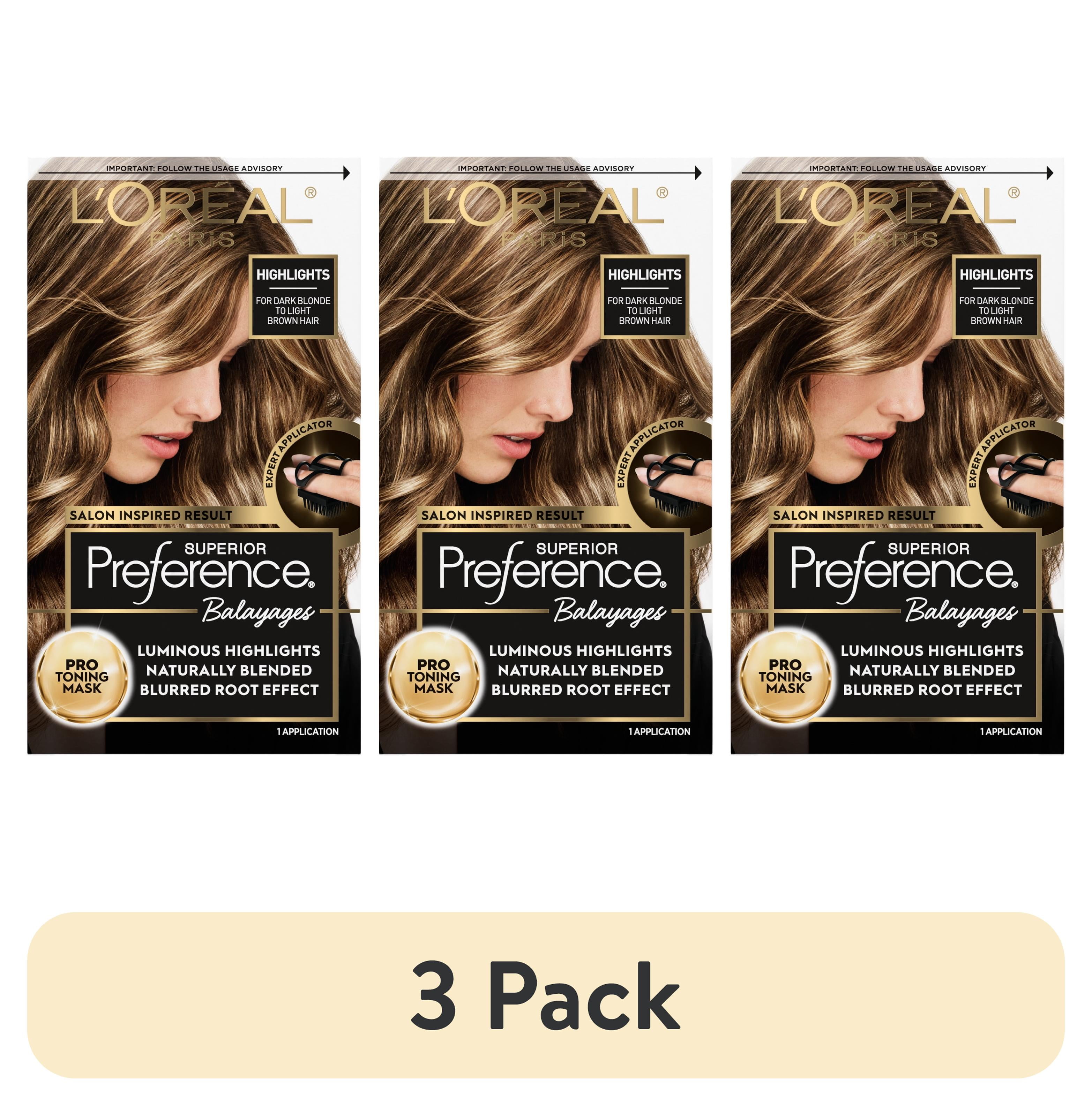 (3 pack) L'Oreal Paris Preference Balayage At-Home Highlighting Kit ...