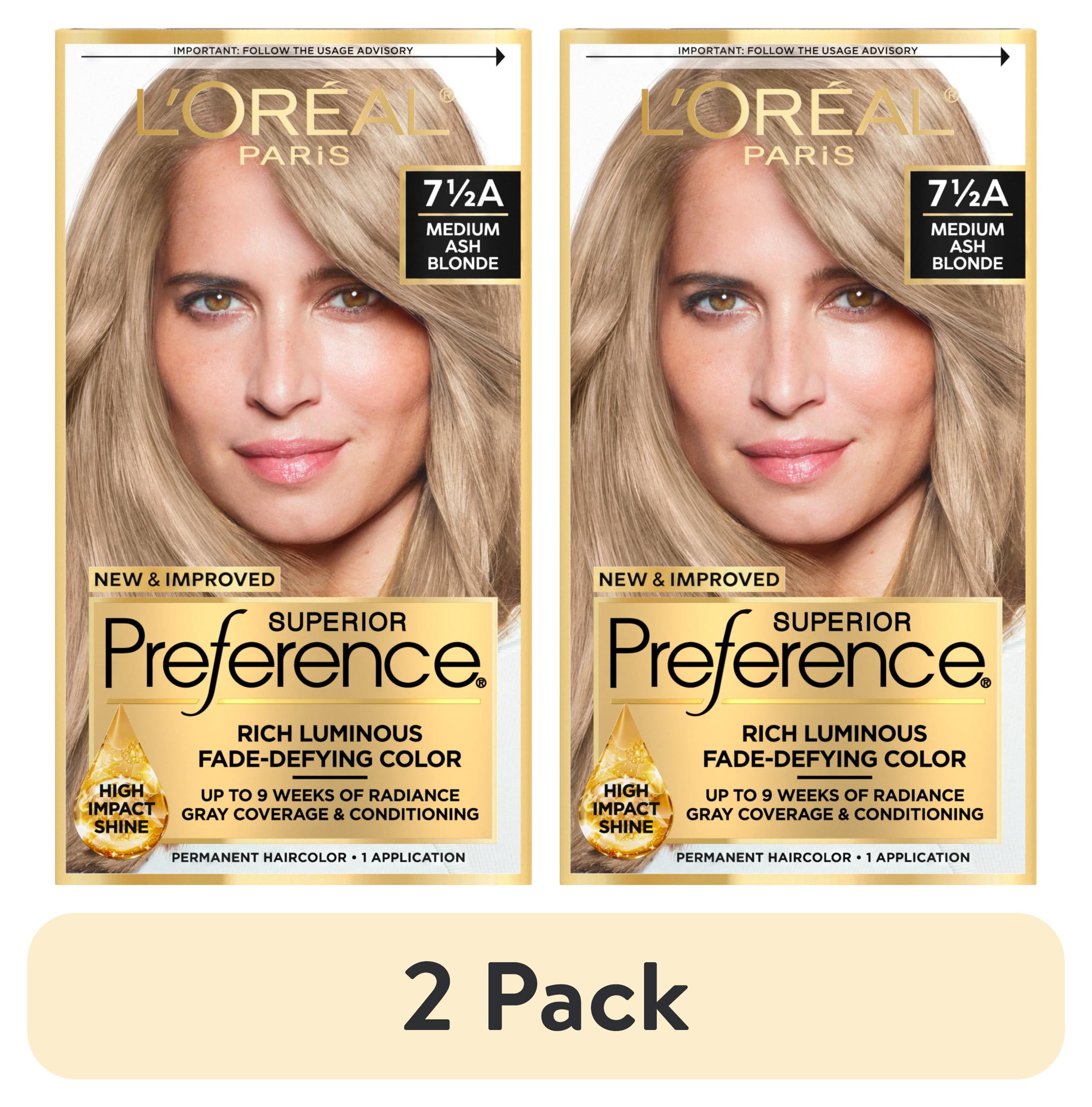 (2 pack) L'Oreal Paris Superior Preference Fade-Defying Permanent Hair ...
