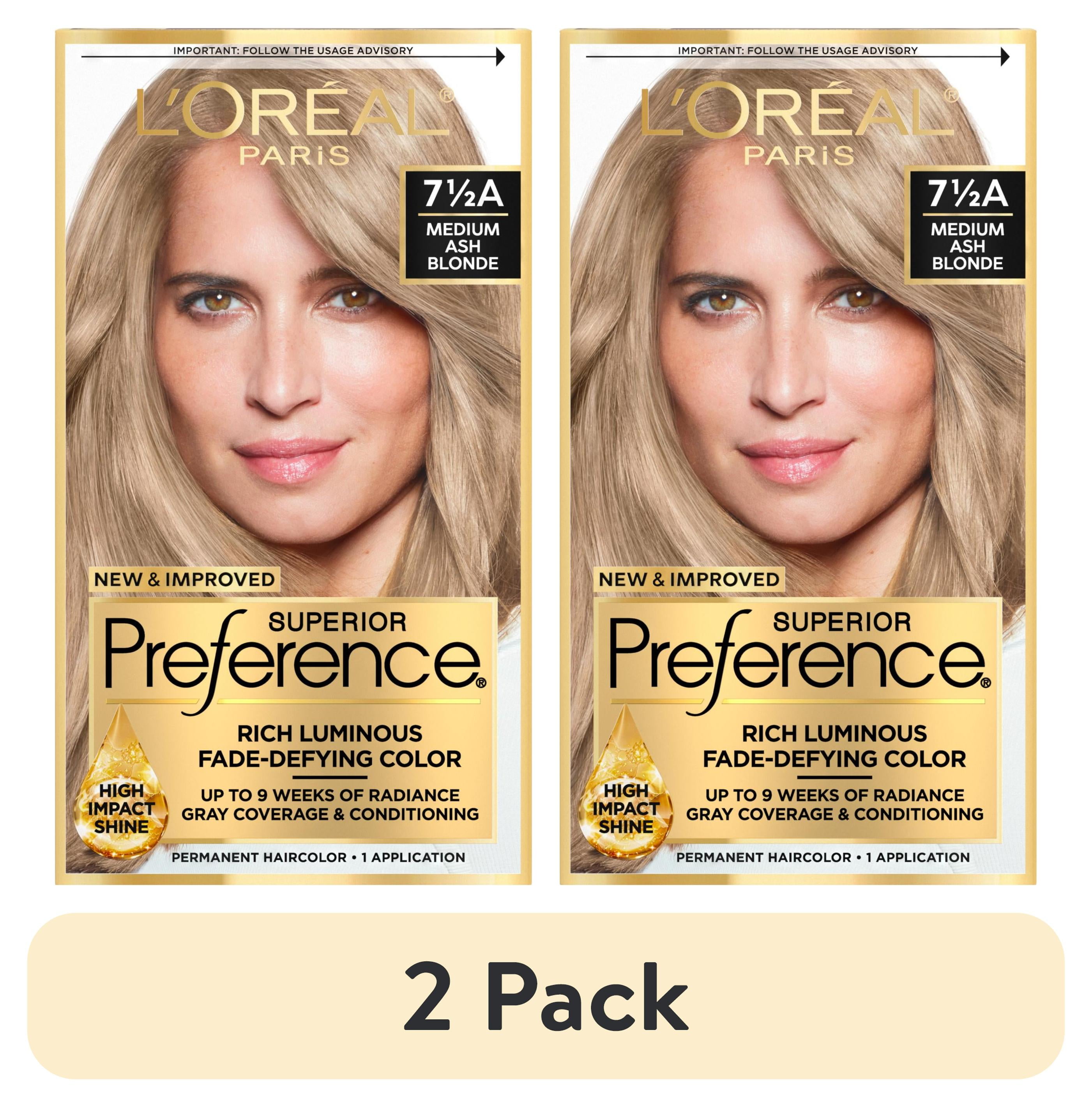 (2 pack) L'Oreal Paris Superior Preference Fade-Defying Permanent Hair ...