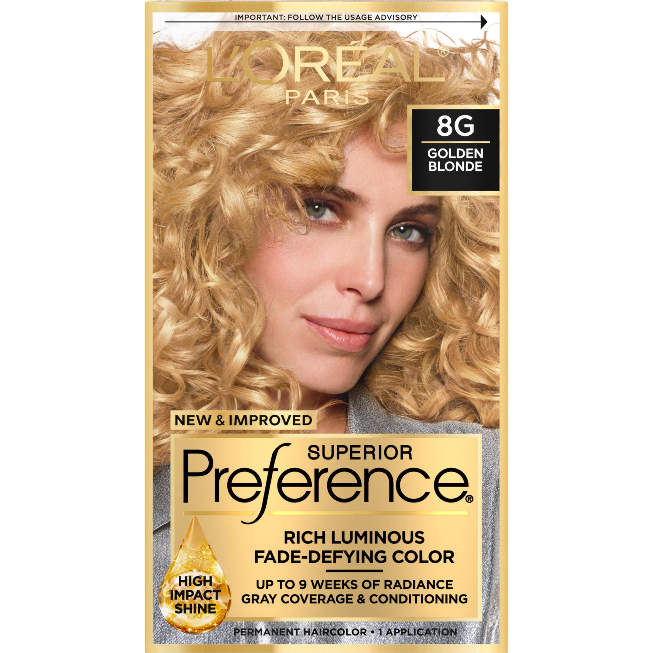 L'Oreal Paris Superior Preference Fade-Defying + Shine Permanent Hair ...