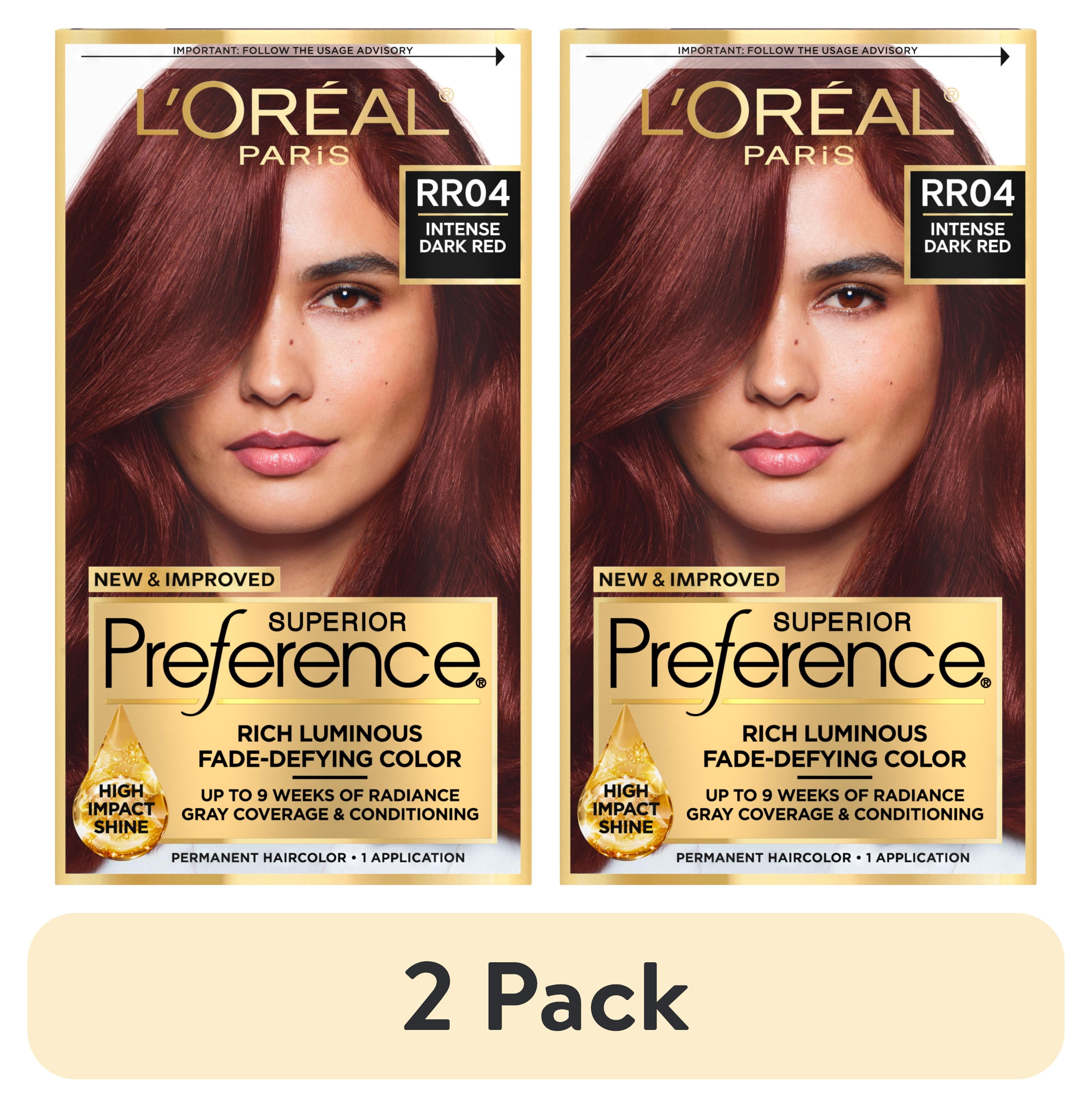 (2 pack) L'Oreal Paris Superior Preference Fade-Defying Permanent Hair ...