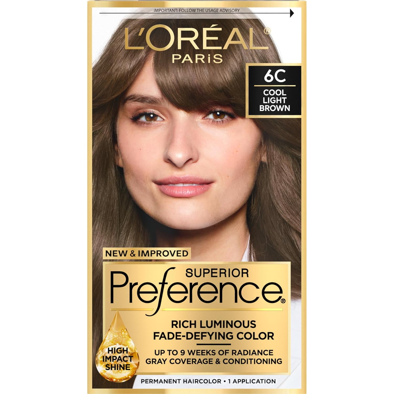 L'Oreal Paris Superior Preference Fade-Defying + Shine Permanent Hair ...