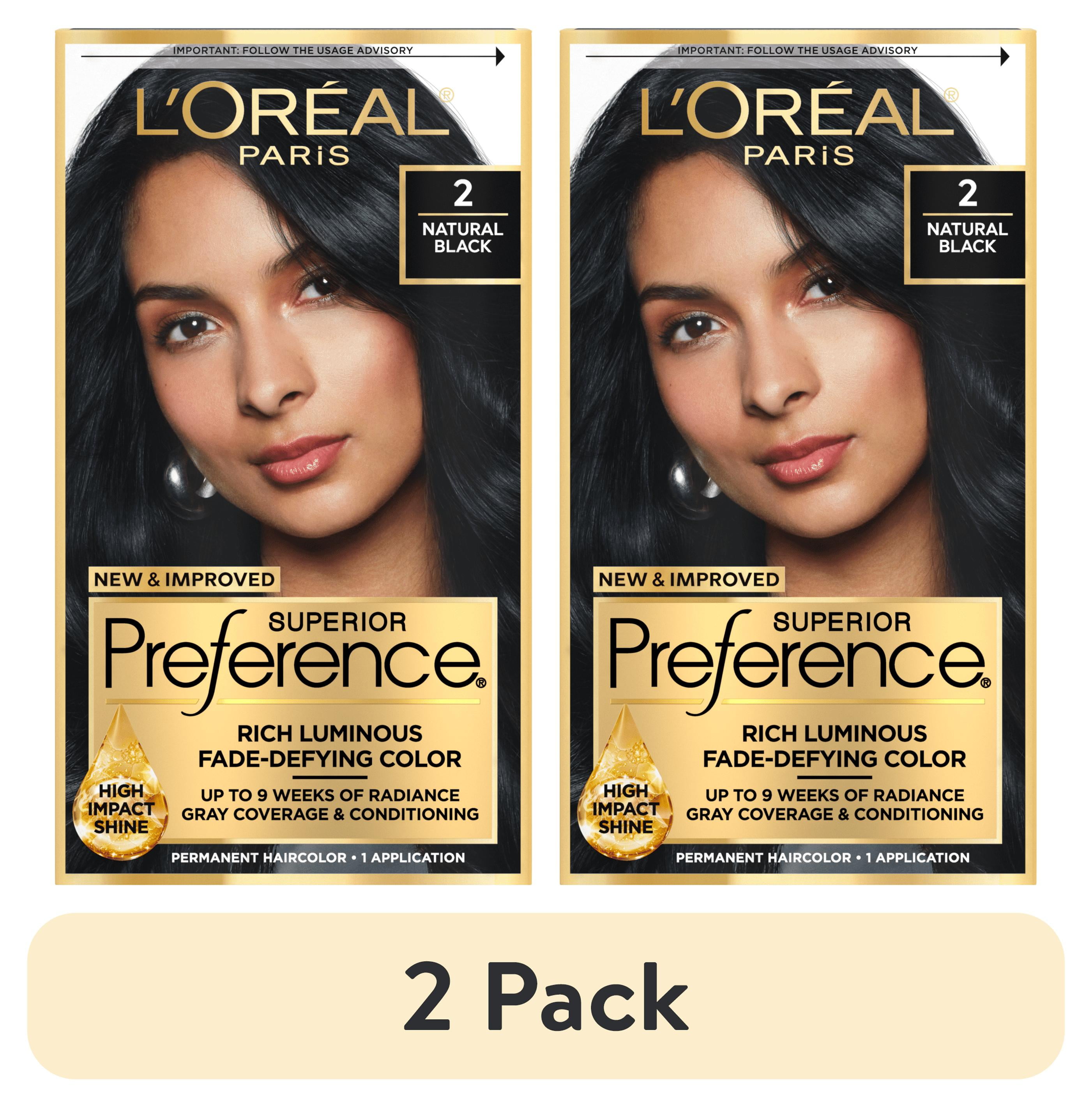 (2 pack) L'Oreal Paris Superior Preference Fade-Defying Shine Permanent ...