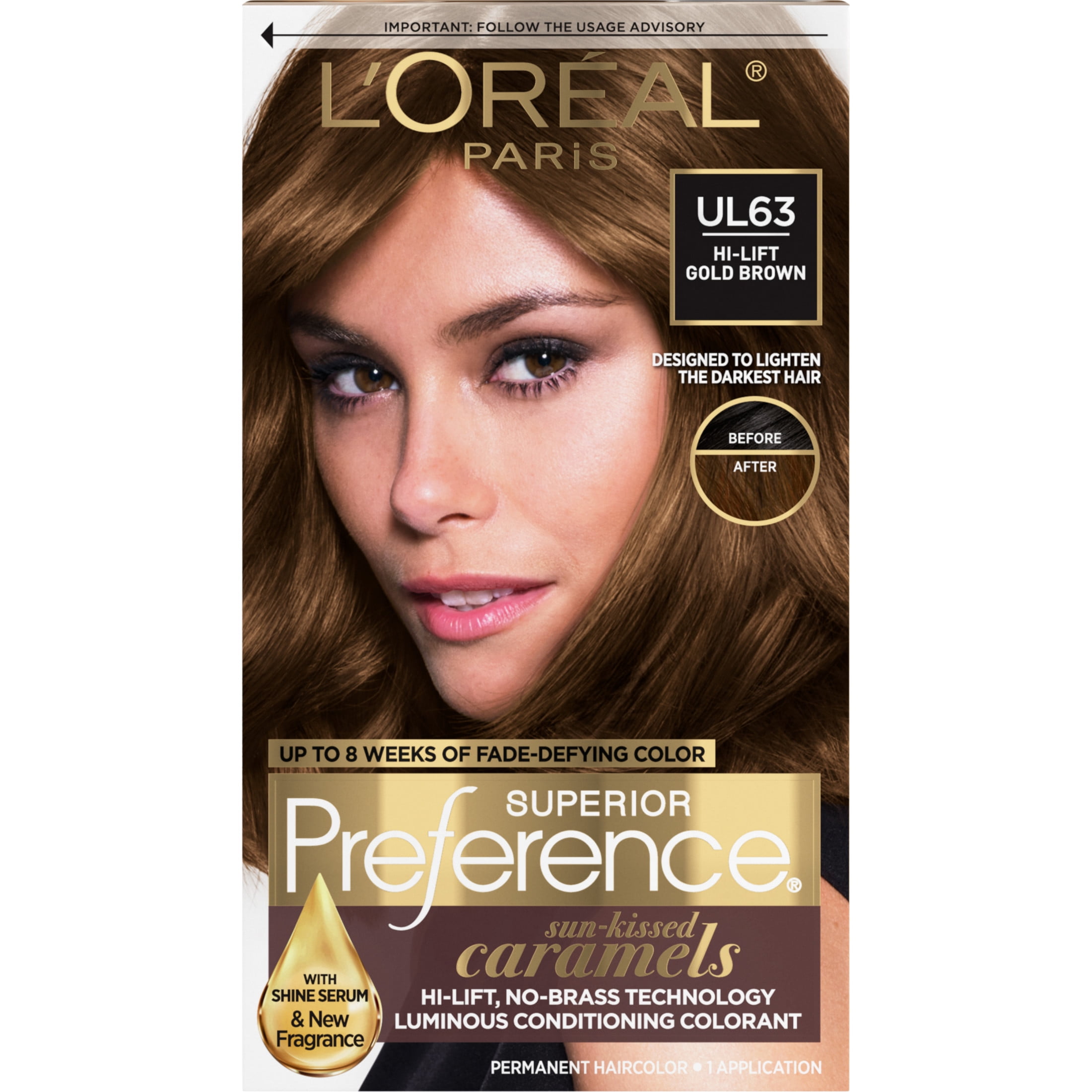 L'Oreal Paris Superior Preference Permanent Hair Color, UL63 Hi Lift ...